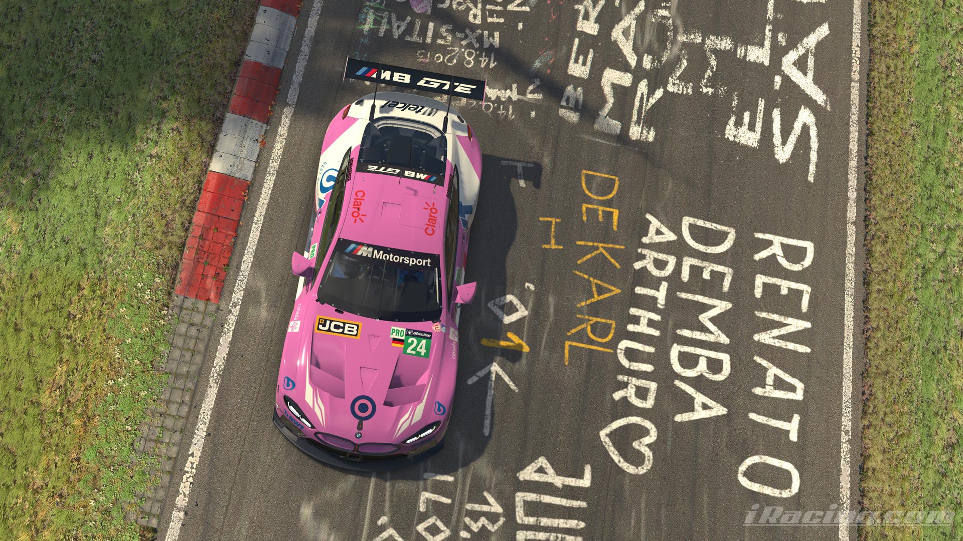 BWT Racing Point F1 Livery - BMW M8 GTE by Gino Kelleners - Trading Paints