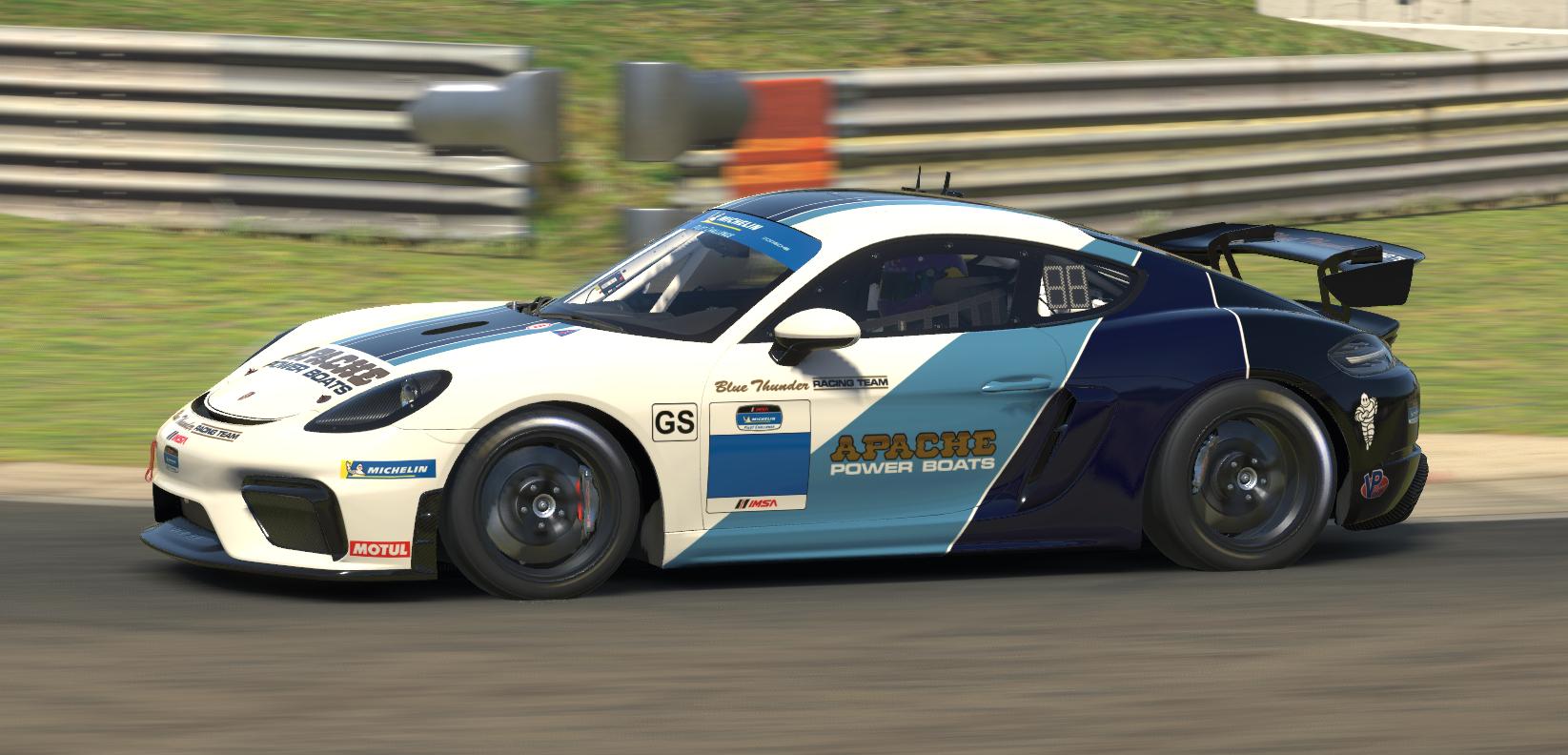 Blue Thunder Racing - Randy Lanier Porsche by Tyler Tucker - Trading Paints