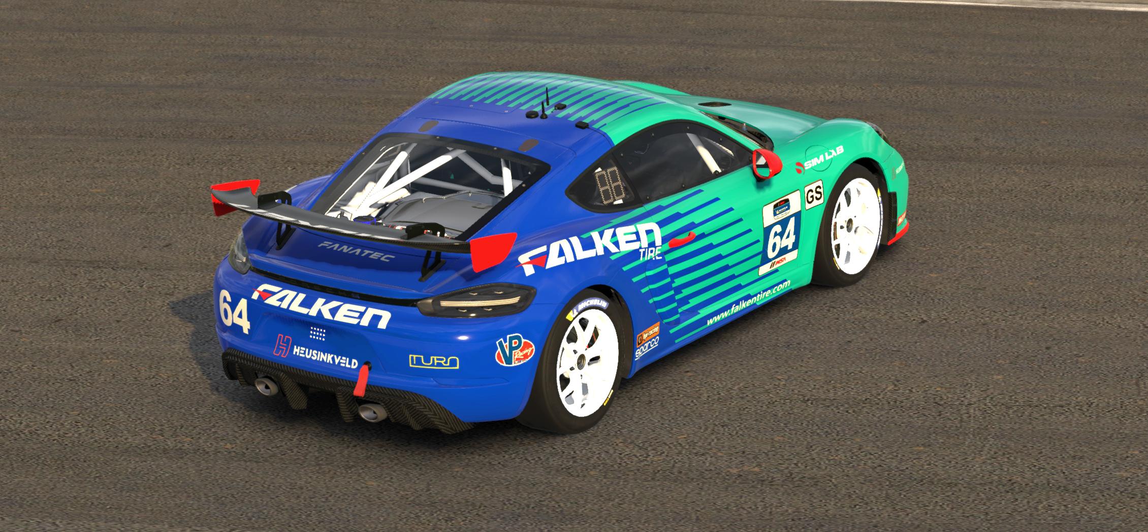 Falken Racing Porsche 718 GT4 by Mark E. - Trading Paints
