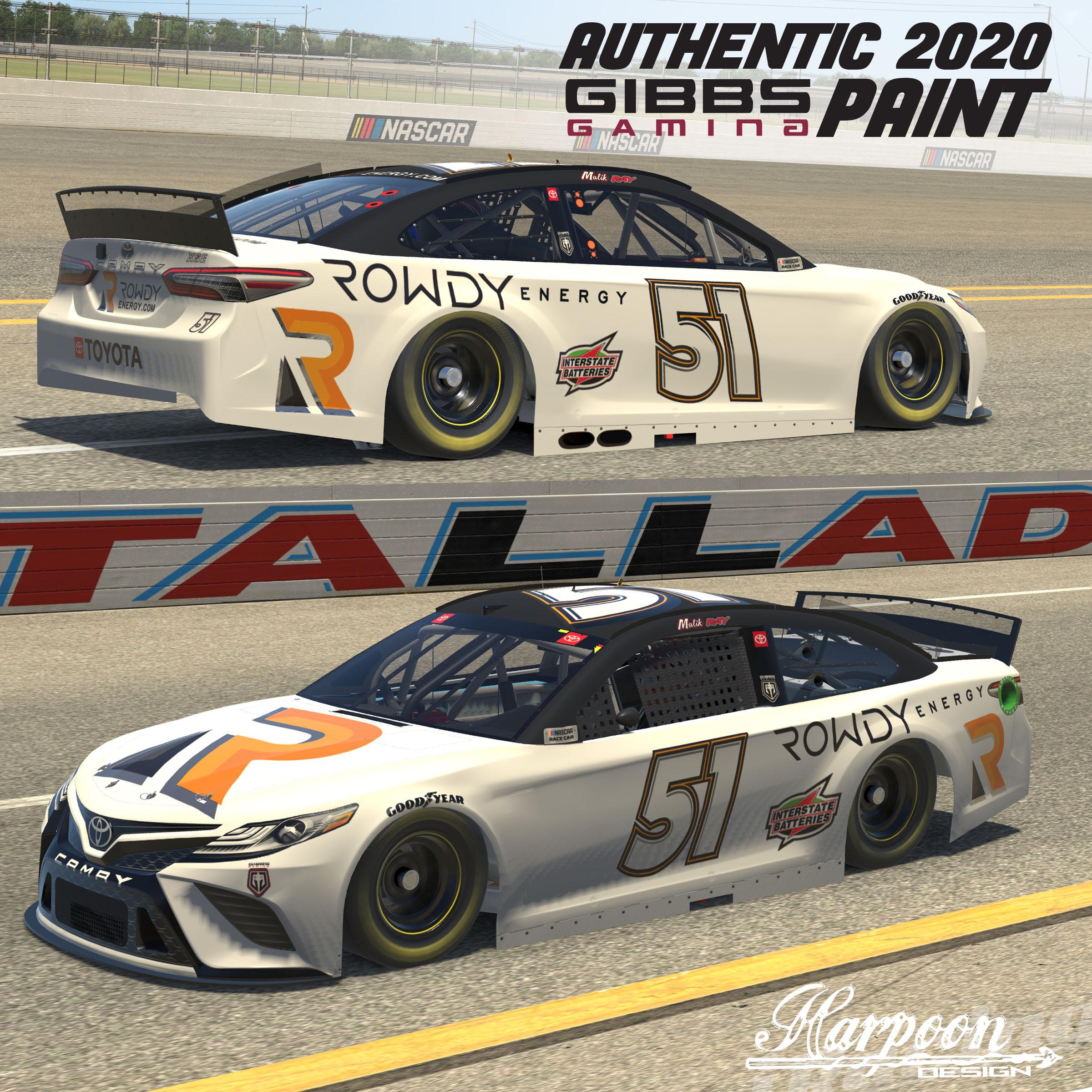 2020 Rowdy Energy Camry Orange by Brantley Roden - Trading Paints