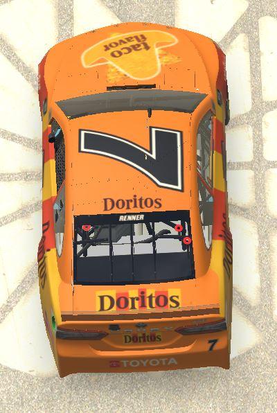 NASCAR Cup Series Frito Lay Taco Doritos Toyota Camry - Spec Map ...