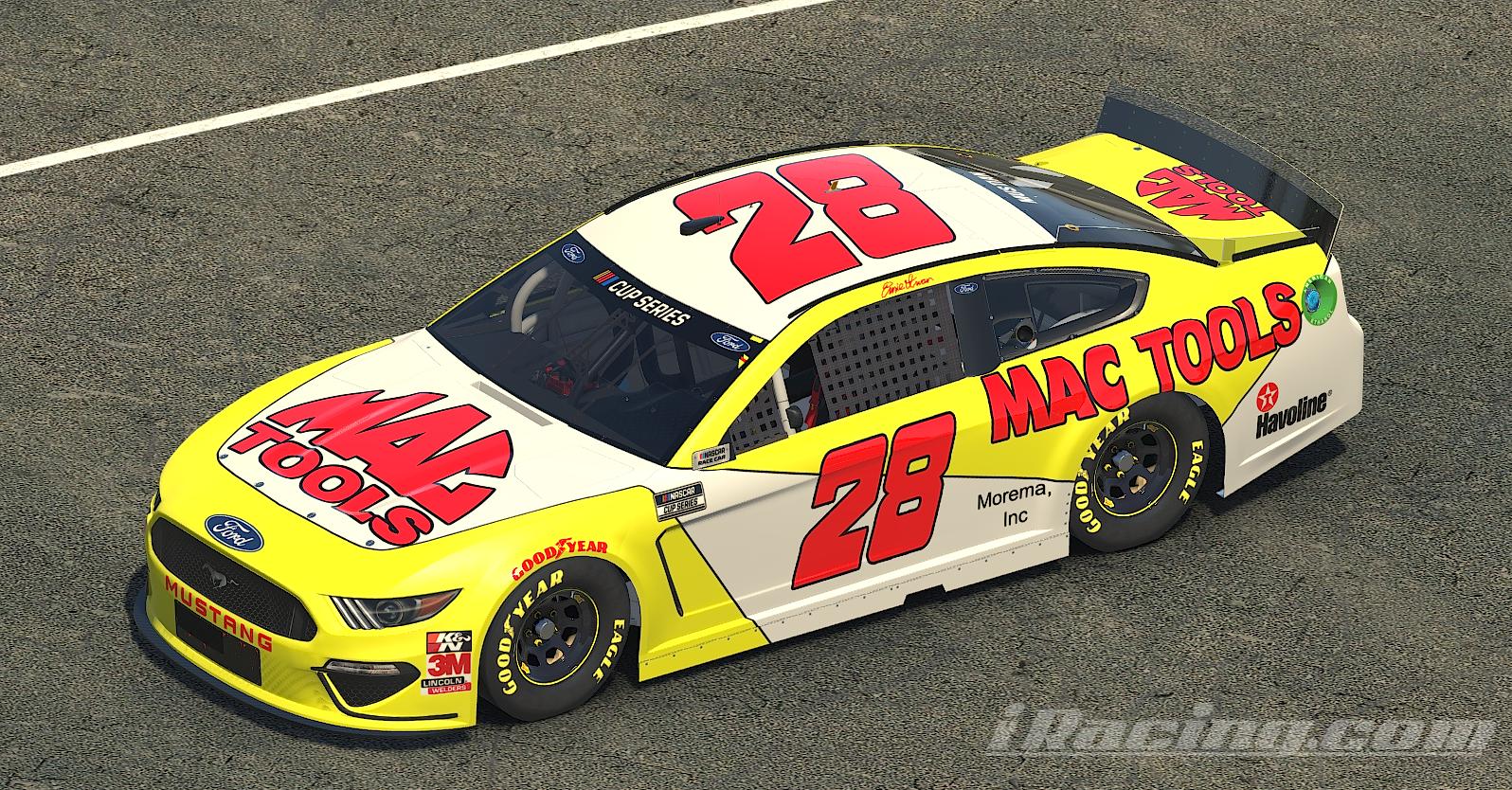 1994 Ernie Irvan Mac Tools Mustang by John Mustian Jr - Trading Paints