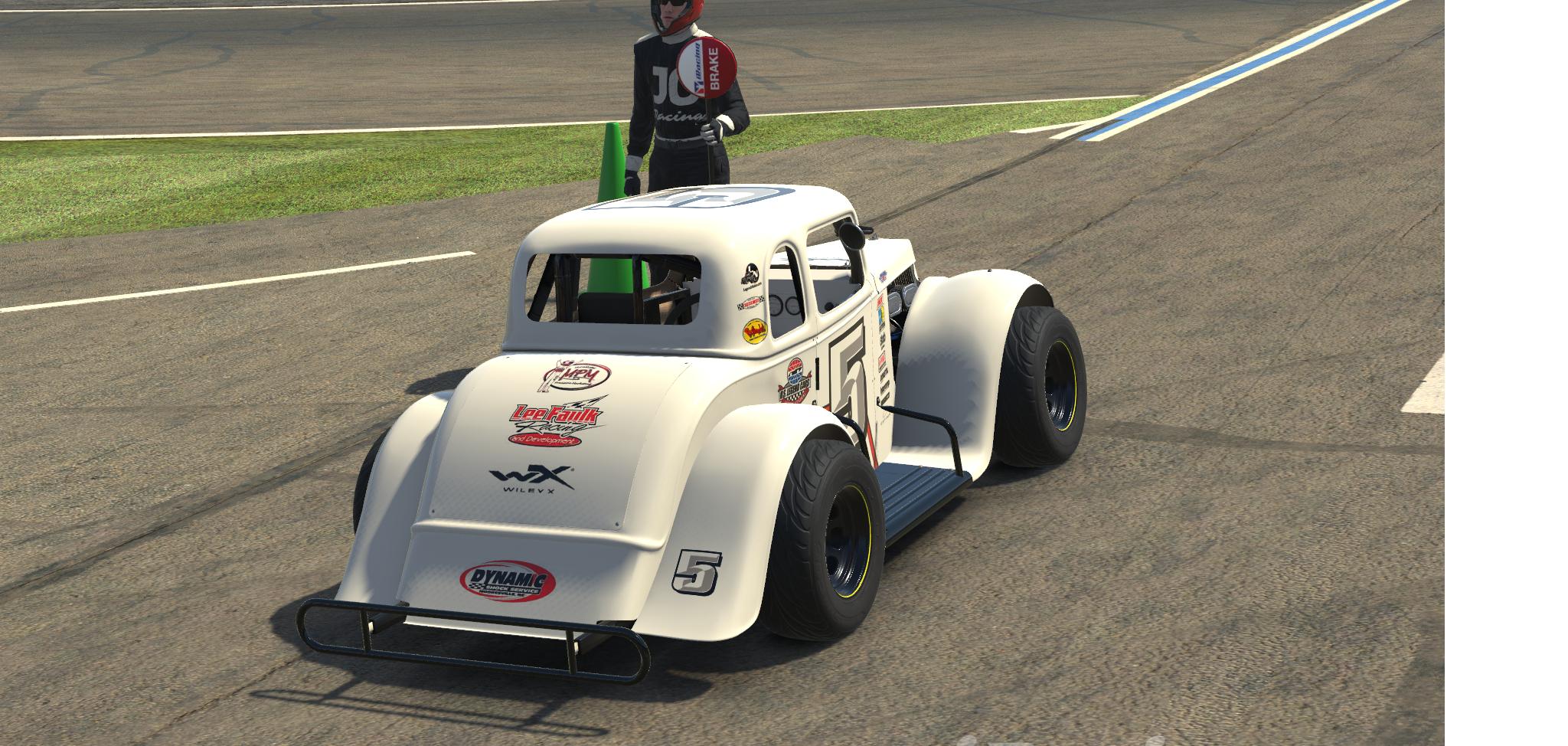 Lee Faulk Racing Legends Car by Justin Outen - Trading Paints