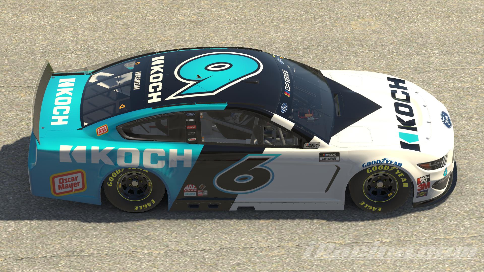 CUP #6 Ryan Newman Koch 2020 (With Number) by Udo Washeim - Trading Paints