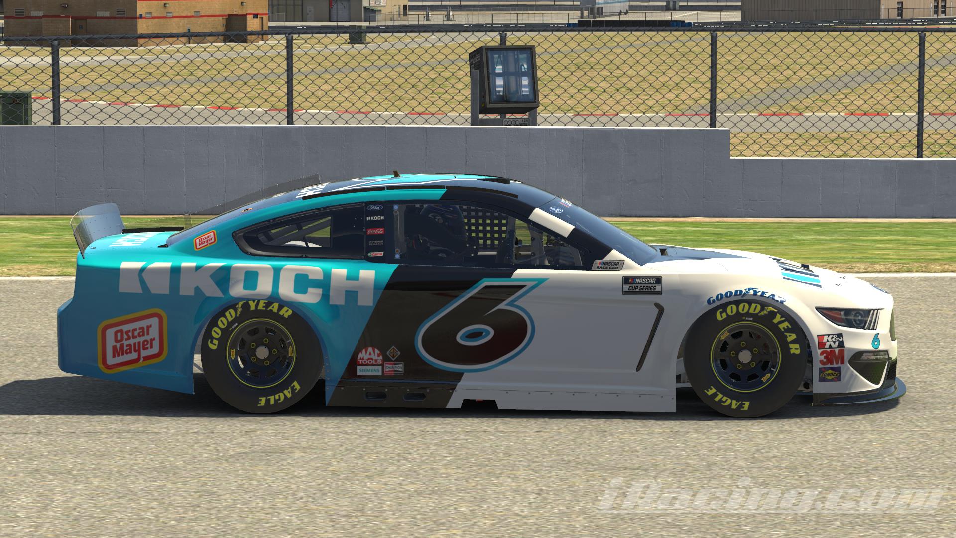 CUP #6 Ryan Newman Koch 2020 (With Number) by Udo Washeim - Trading Paints