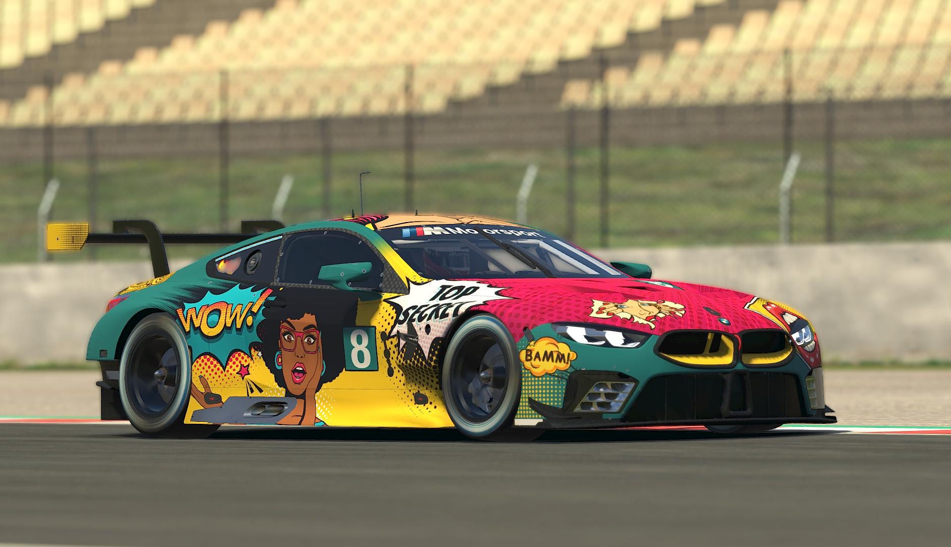 POP-ART - BMW M8 by HFBRdesign by Adrian E Hofbauer - Trading Paints