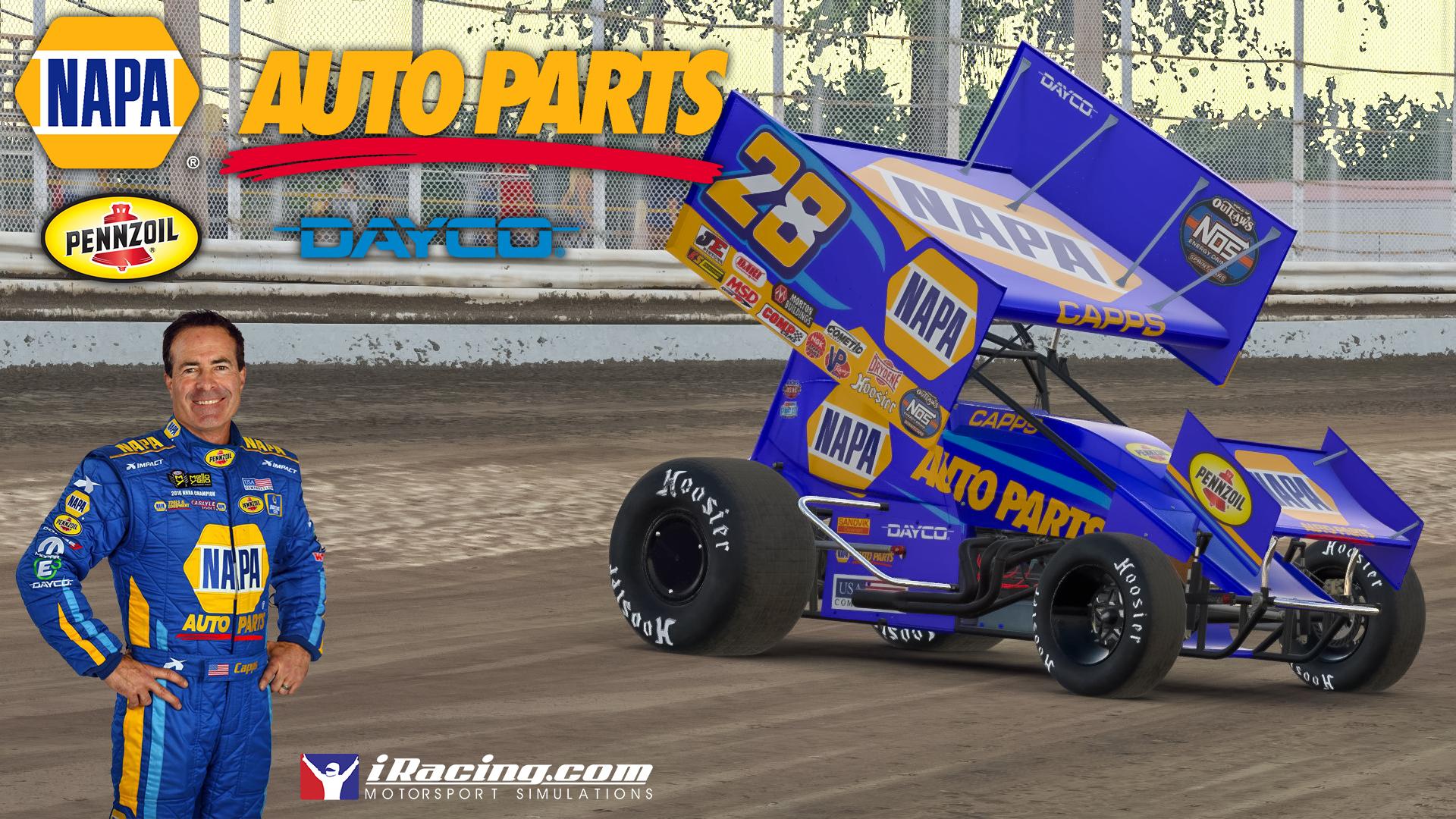 NAPA Racing - Ron Capps #28 by Paul Mansell - Trading Paints