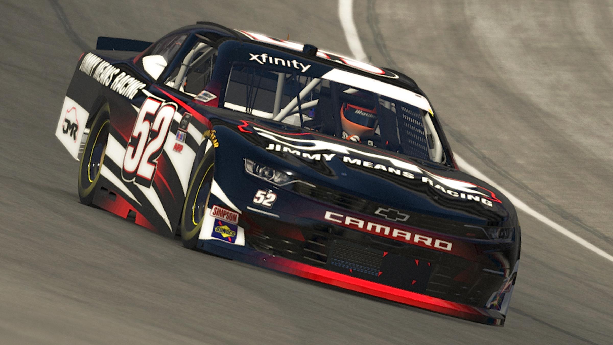 Jimmy Means Racing #52 Xfinity Camaro by Noah Sweet - Trading Paints