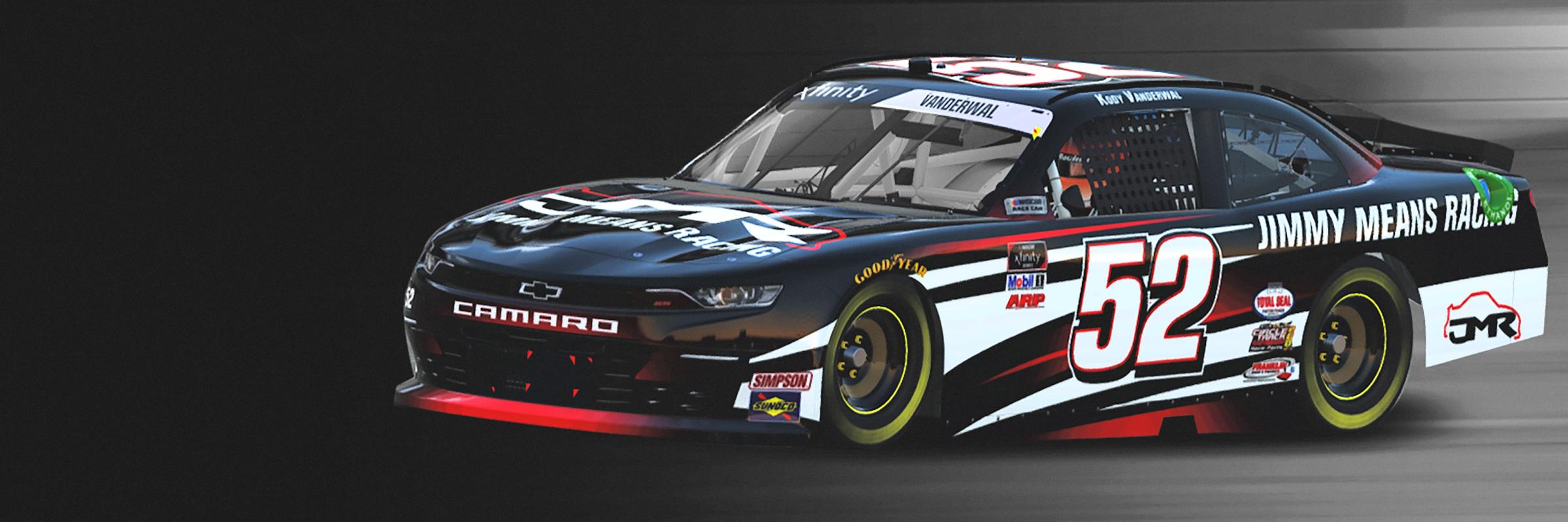 Jimmy Means Racing #52 Xfinity Camaro by Noah Sweet - Trading Paints