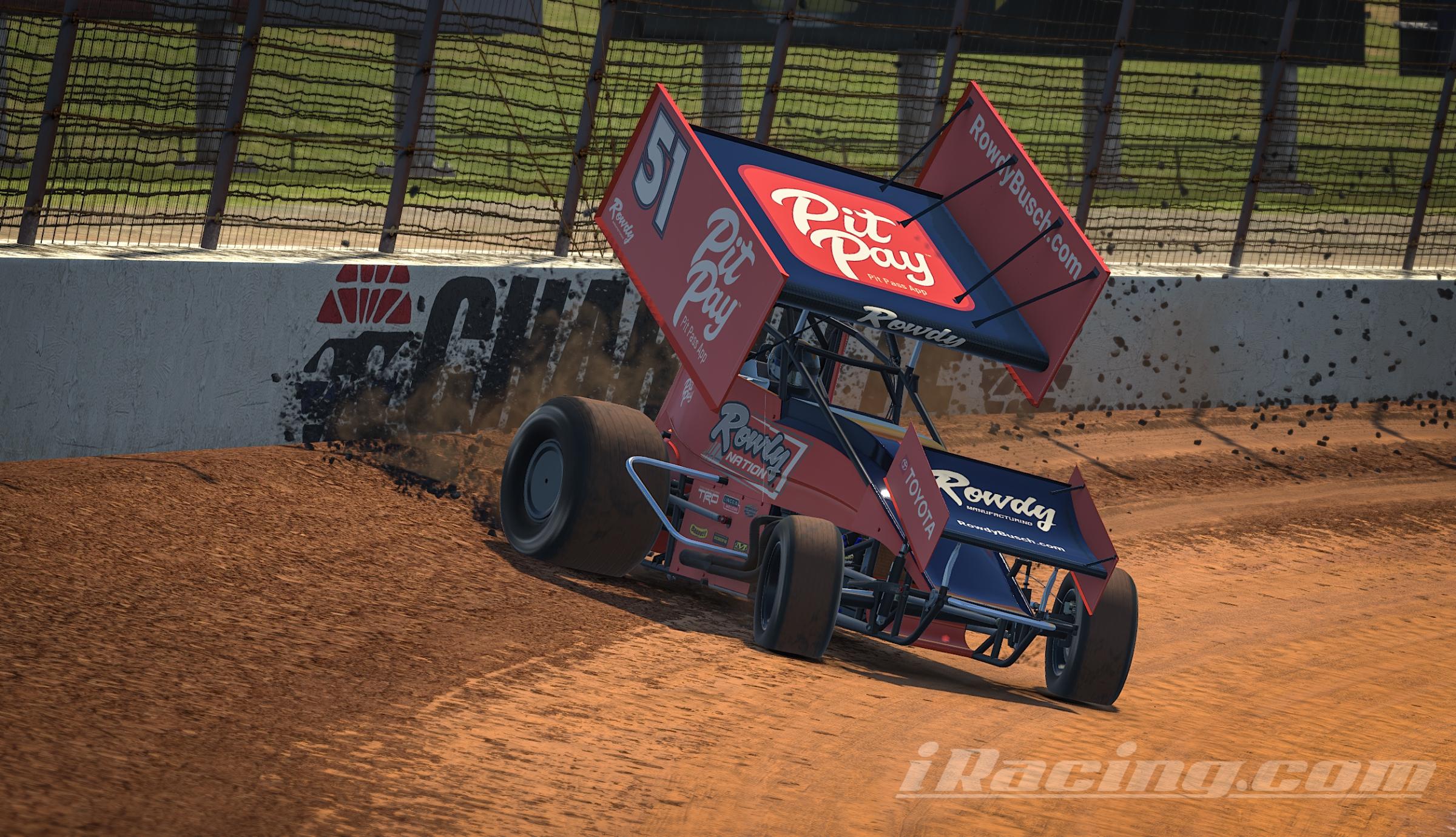 Kyle Busch PitPay Sprint Car by Kevin Hamlin - Trading Paints