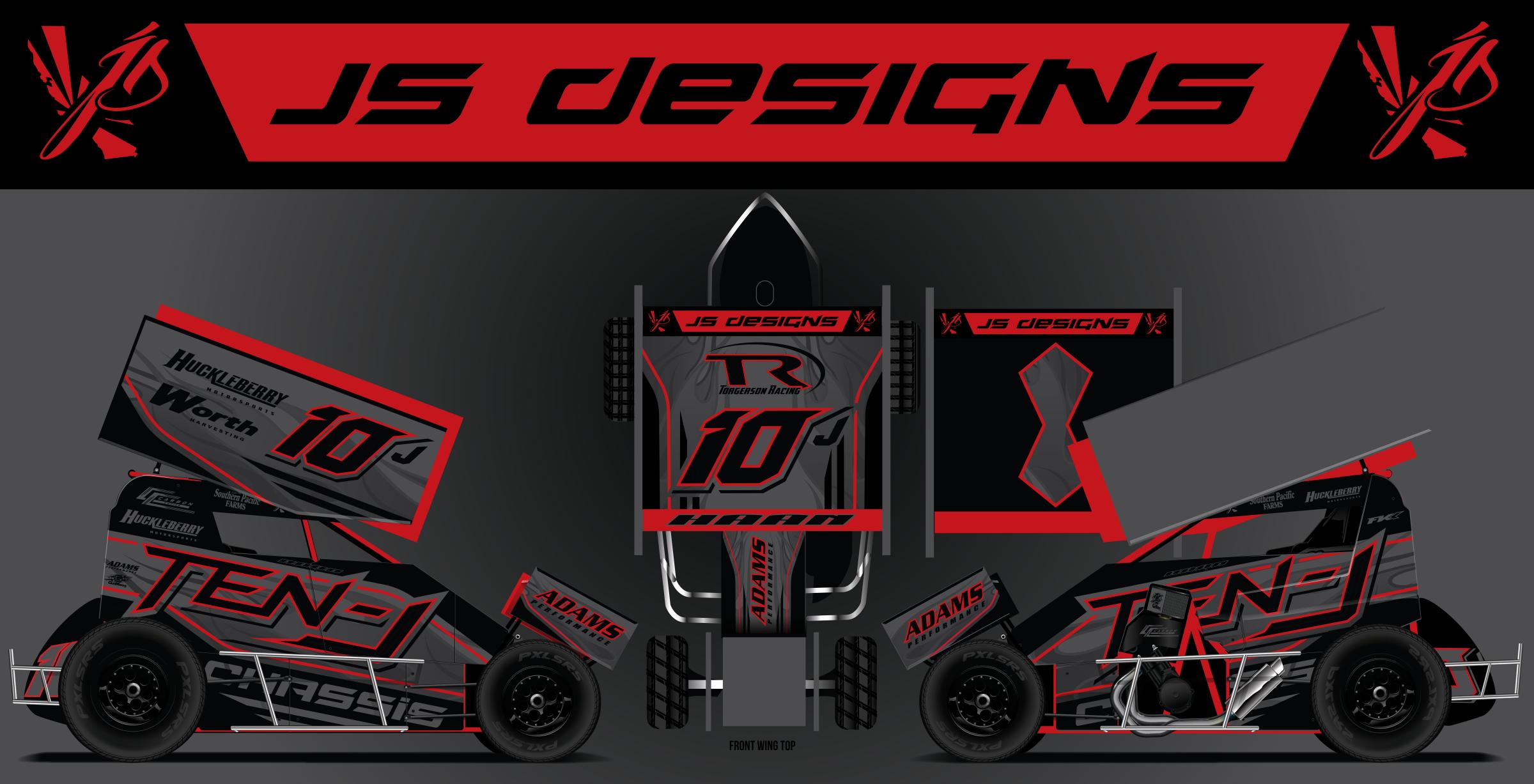Blake Hahn Ten-J Chassis Sprint Car by Cameron M H. - Trading Paints