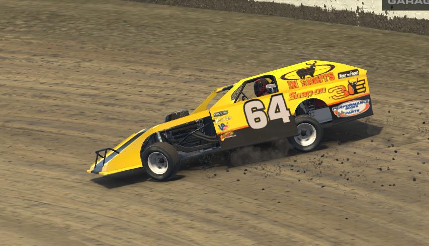 Dirt UMP Modified Yellow n Black by Kyle Buffington - Trading Paints