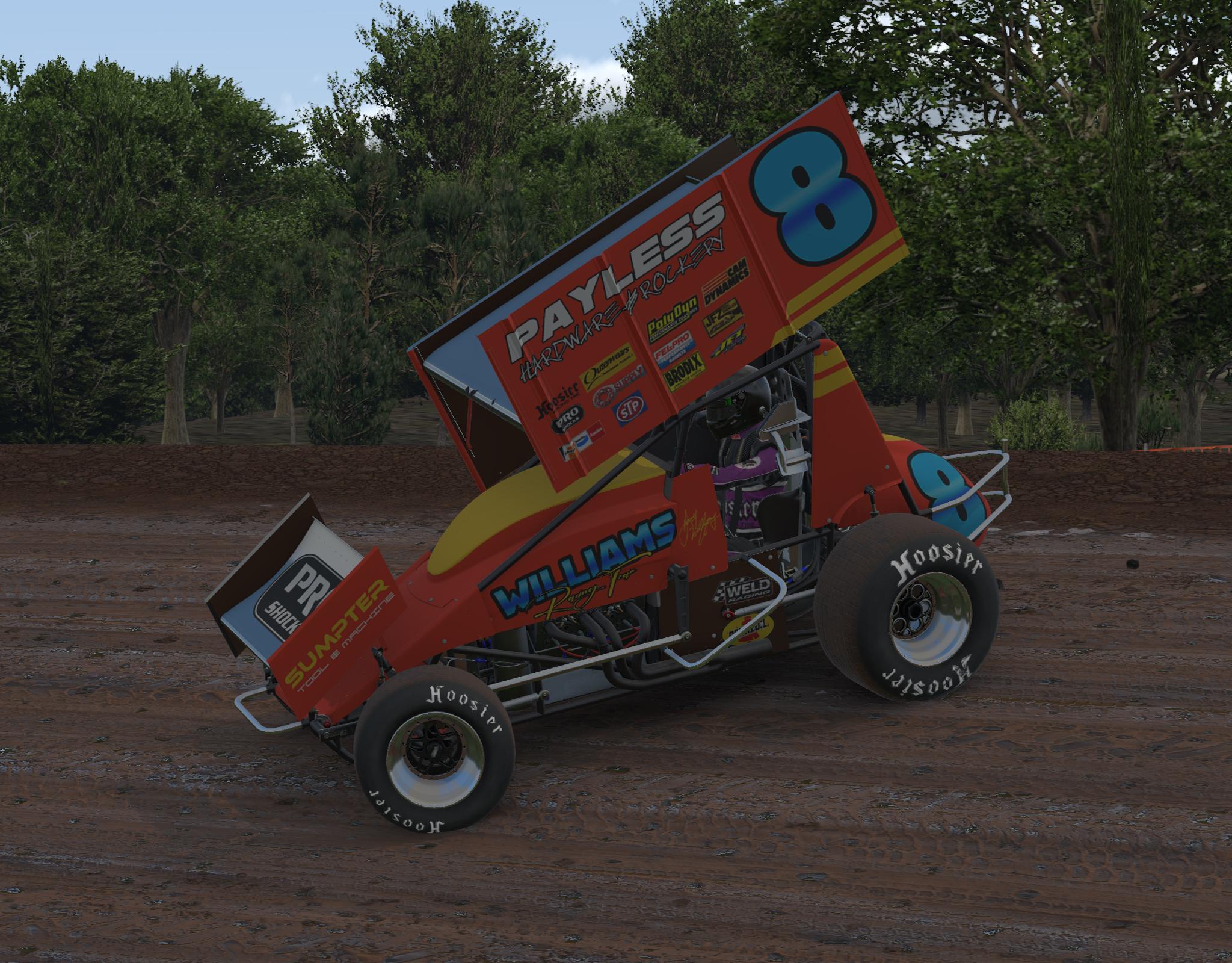 Doug Wolfgang Orange Throwback by Brandon Dunkerson - Trading Paints
