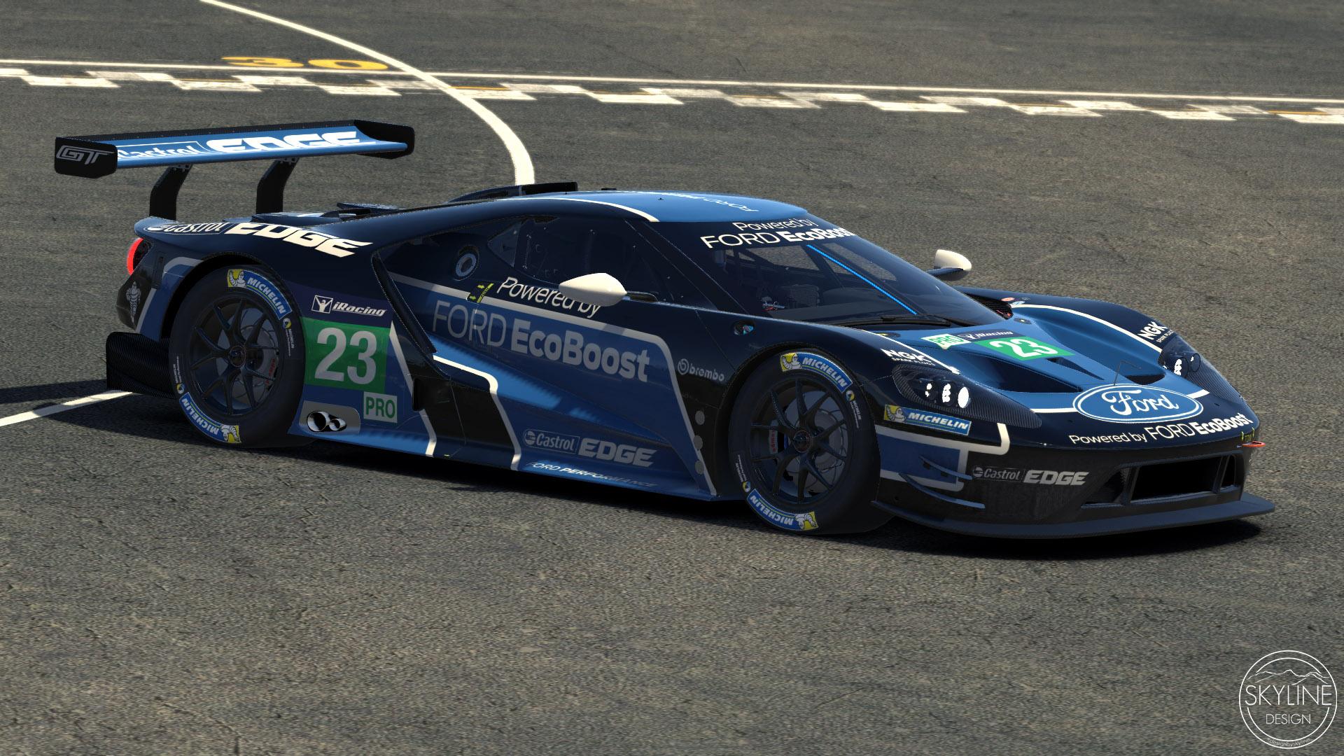 Ford Performance UK Blue Edition by James Manning - Trading Paints