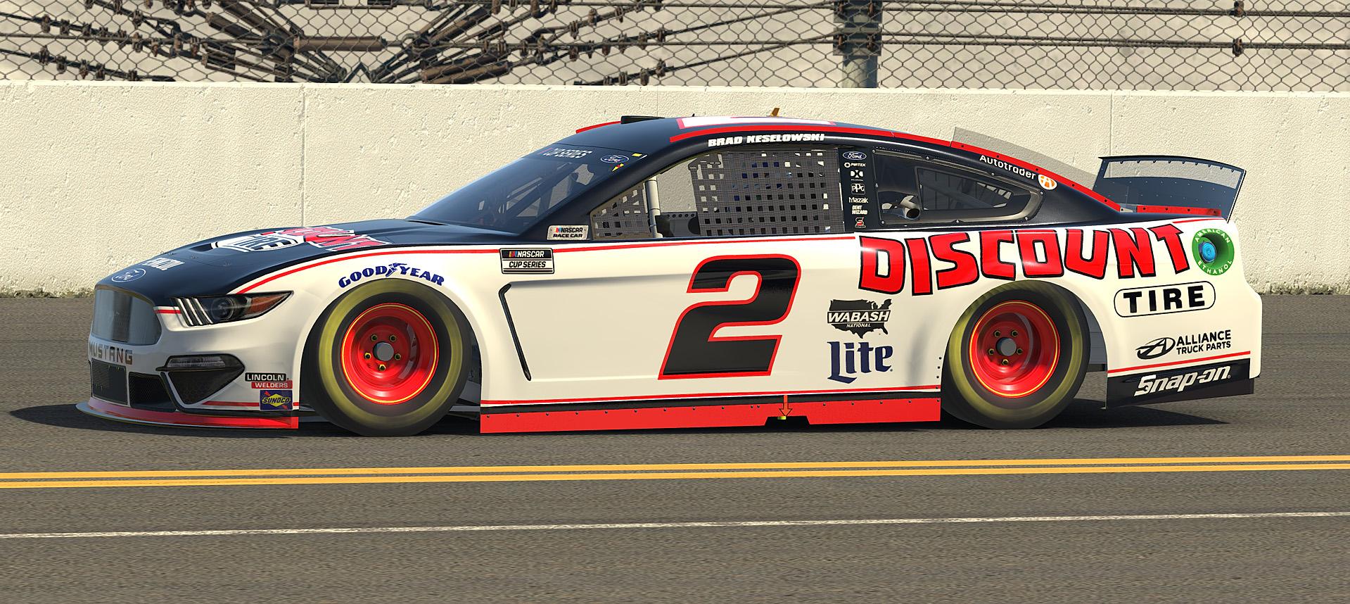 Fictional #2 - Brad Keselowski - Discount Tire FordMustang - 2020 ...