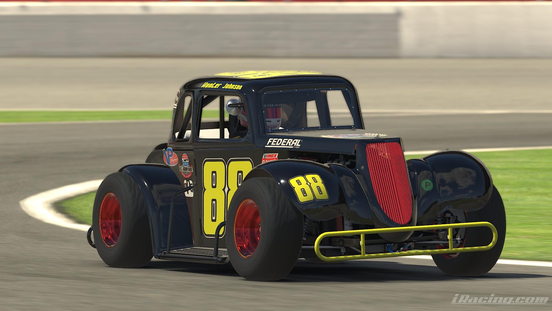 Hunter Johnson Legends car by Alexander L Russell - Trading Paints