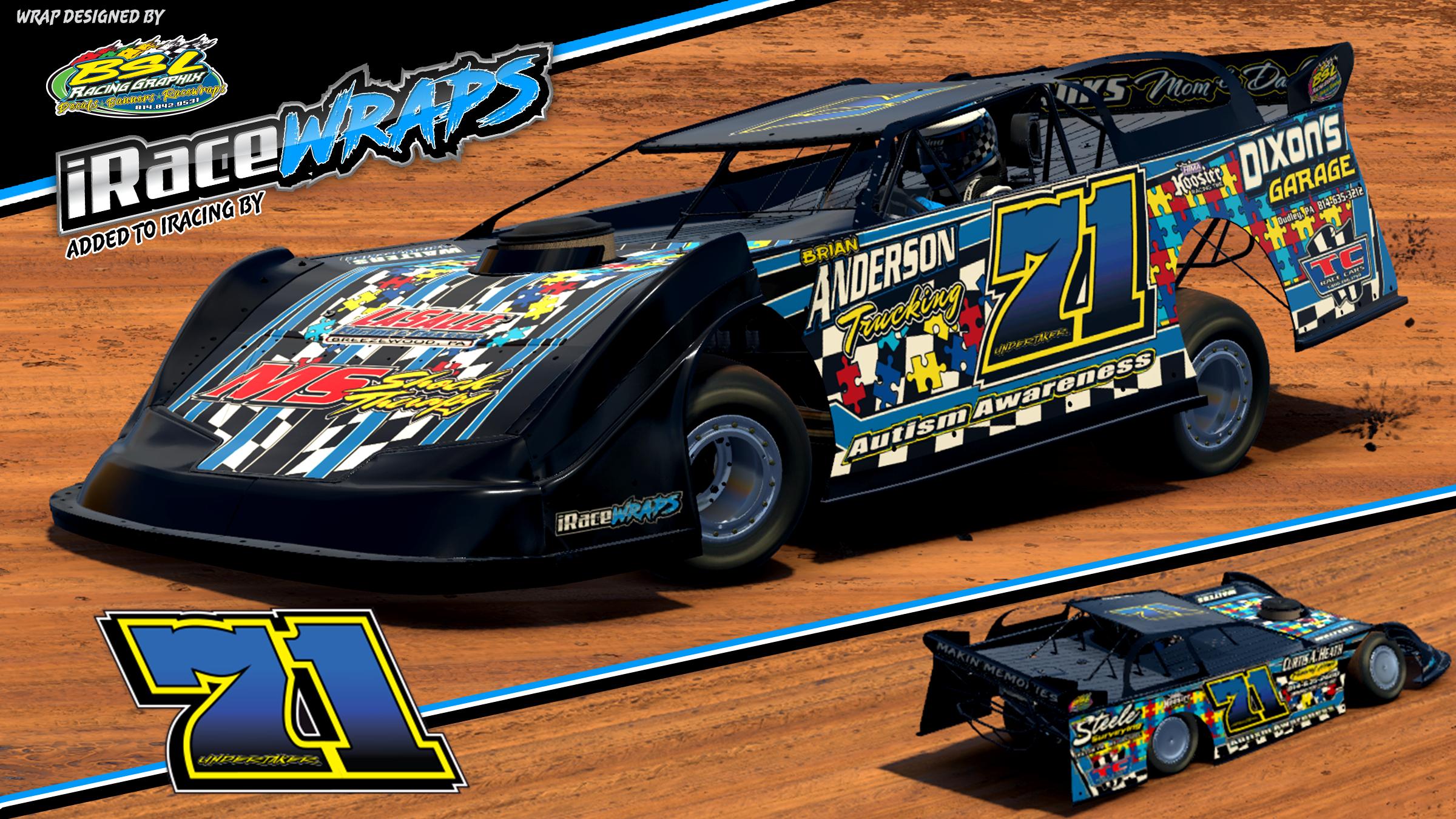 Curtis Heath - Dirt Late Model from iRaceWraps by Michael E. - Trading ...