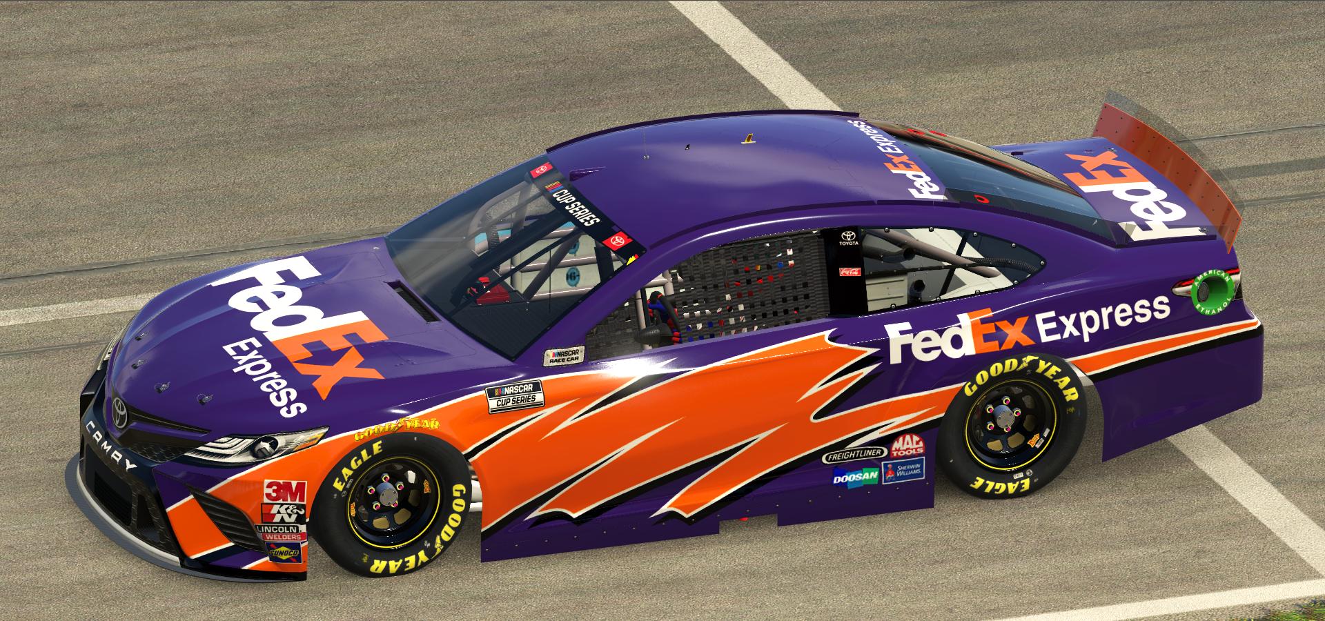 Denny Hamlin FedEx Express Concept by Matthew Wood - Trading Paints