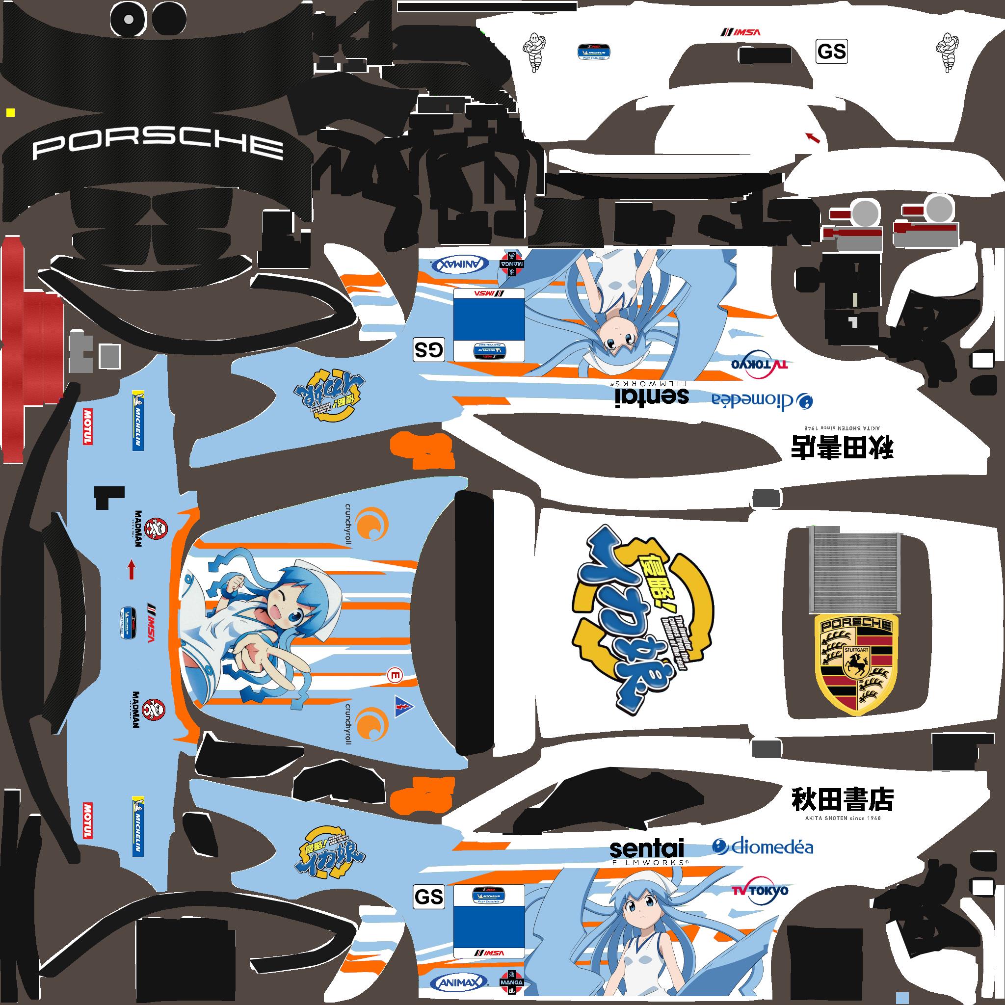 Squid Girl Weeb Livery by Sam Blackwood - Trading Paints