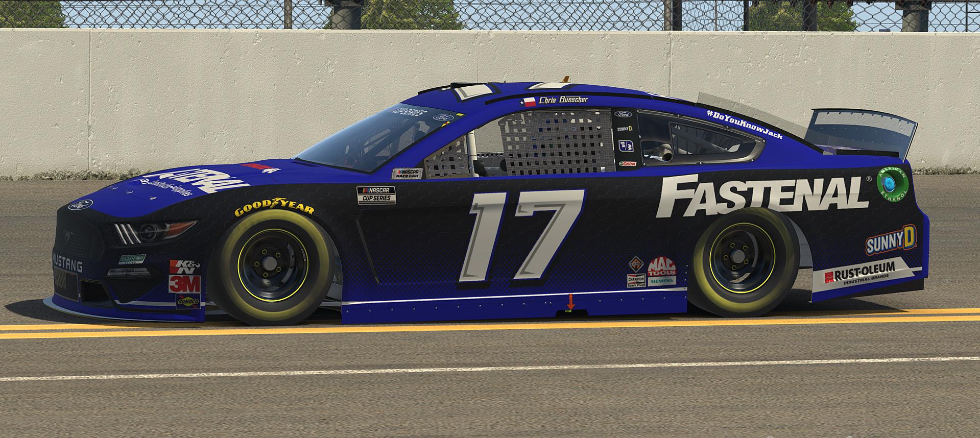 Fictional #17 - Chris Buescher - Fastenal Ford Mustang - 2020 (Custom ...