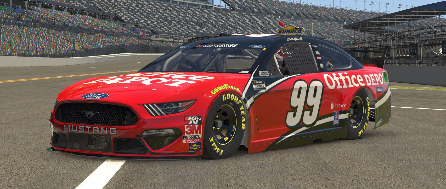 Carl Edwards 99 Office Depot by Steven Holmes - Trading Paints