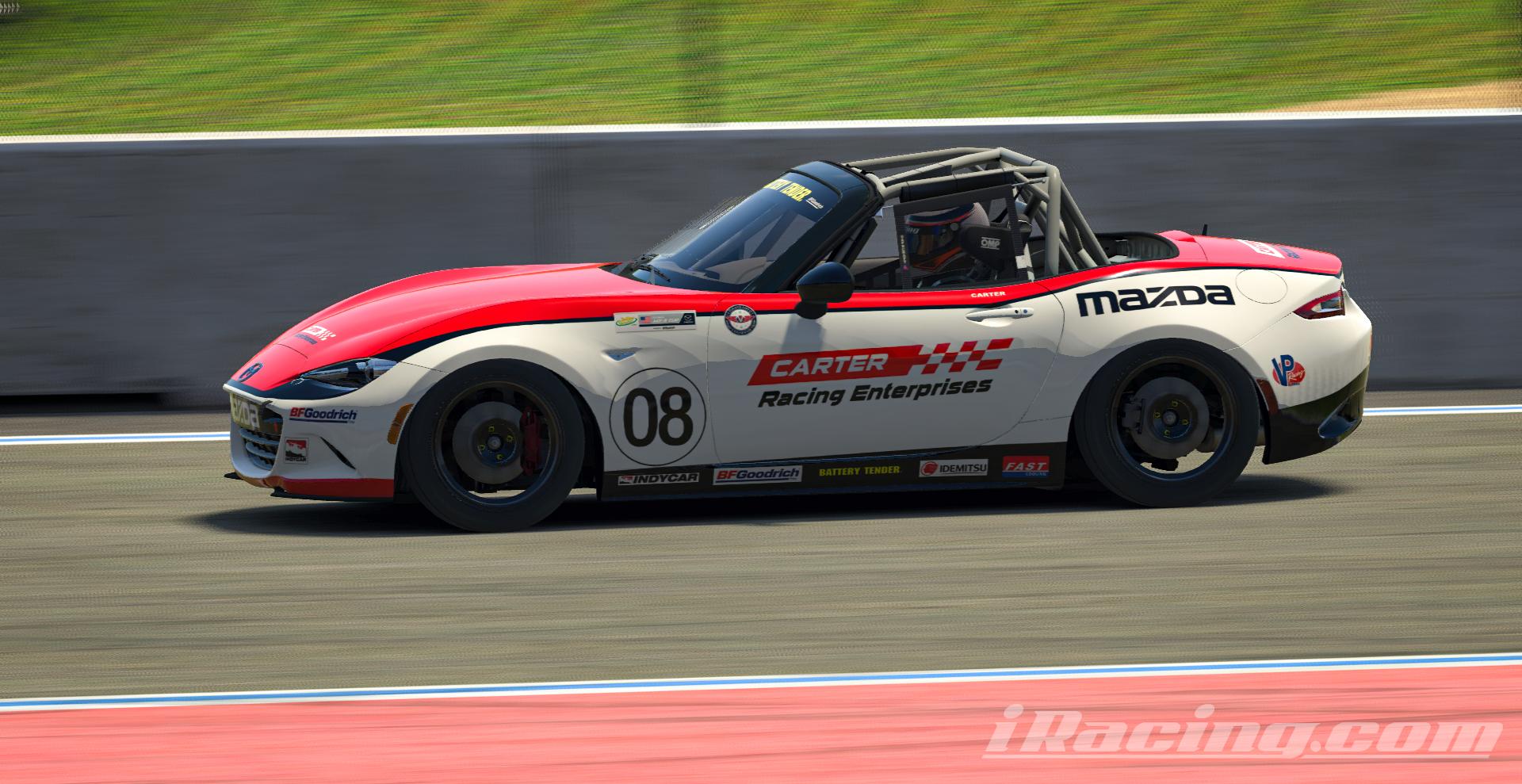 2020 Michael Carter "Carter Racing Enterprises" Battery Tender MX-5 Cup ...