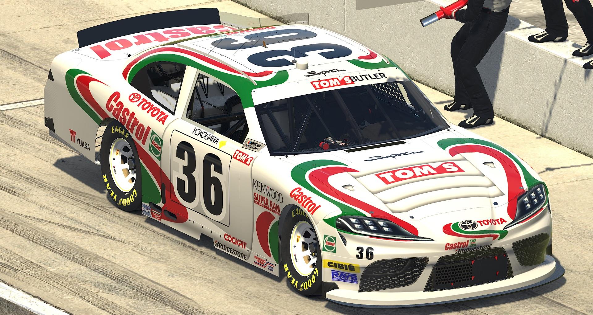 Toms Castrol Supra - Nascar style by Nicholas Butler - Trading Paints
