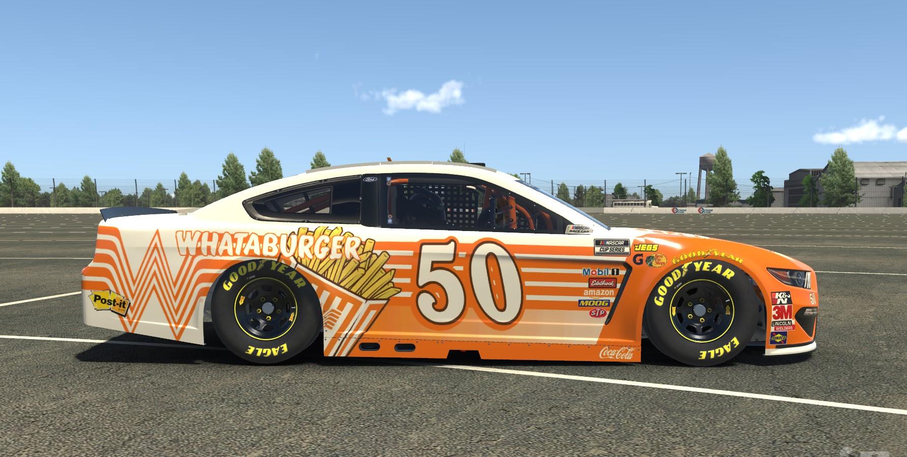 Whataburger Fantasy Scheme | Nascar Cup Series Ford Mustang by Braxton ...