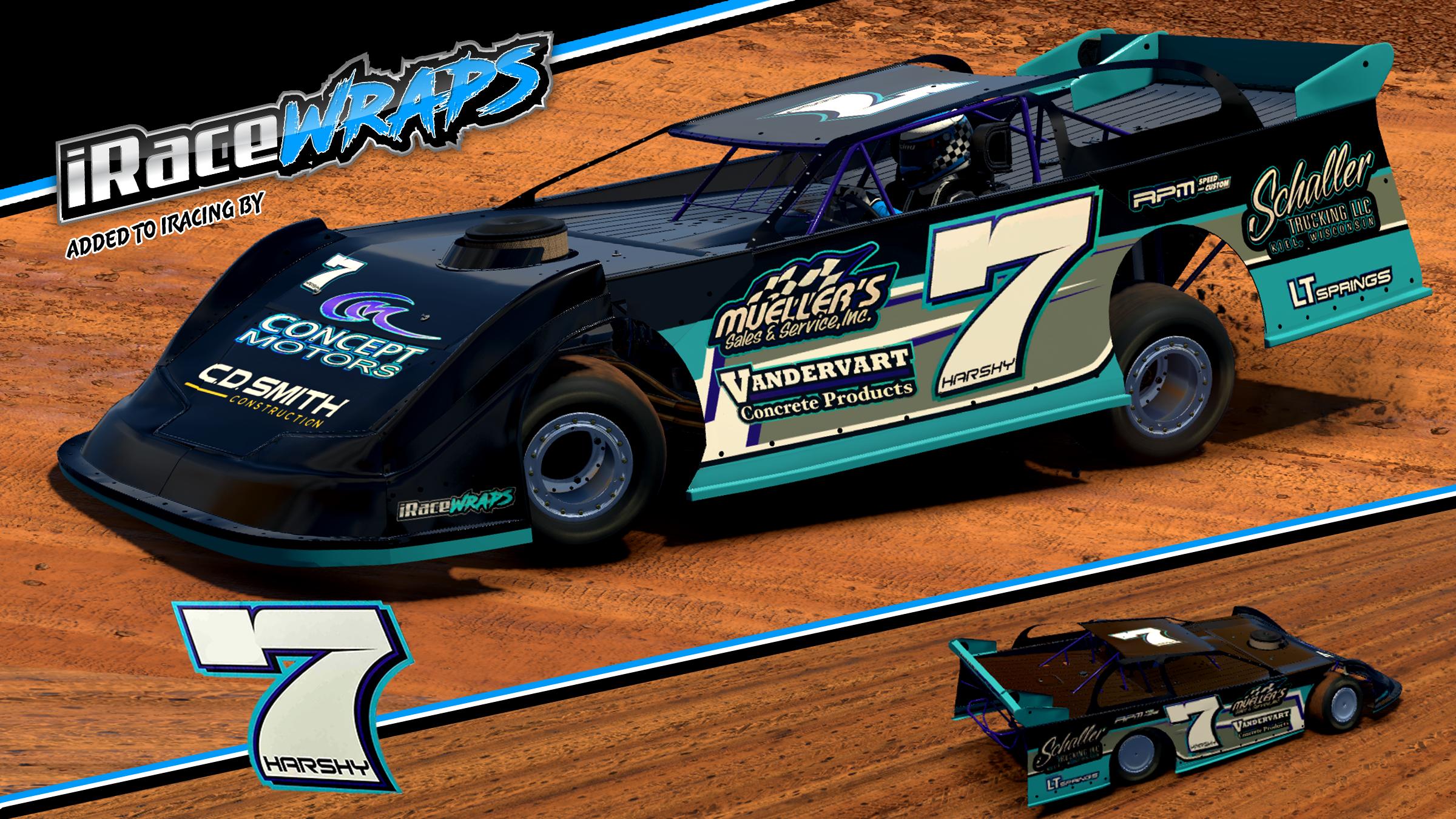 Brady Harshbarger - Dirt Late Model from iRaceWraps by Michael E ...