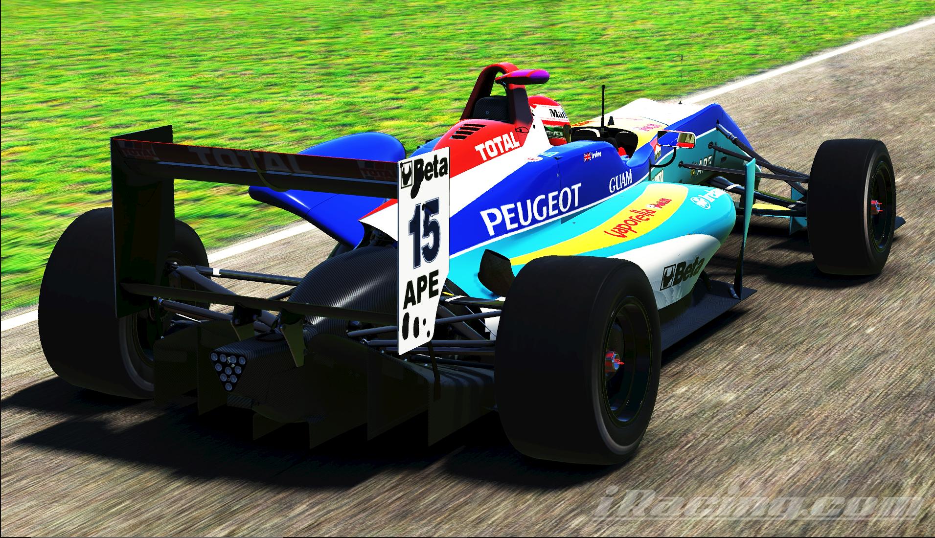 1995 Jordan 195-Peugeot E. Irvine by Patrick Ramirez - Trading Paints