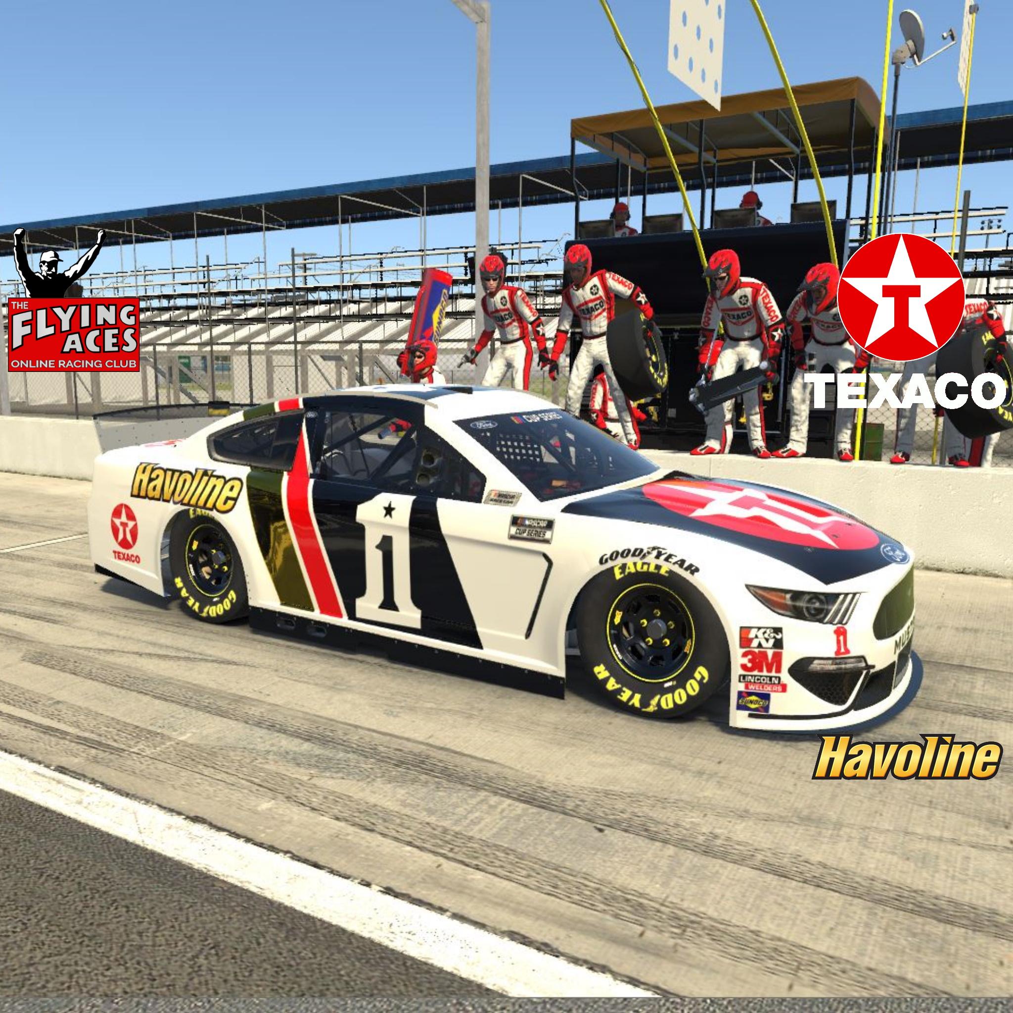 TEXACO Havoline: Custom #1: Chrome Gold Stripe by JW Salyers - Trading ...