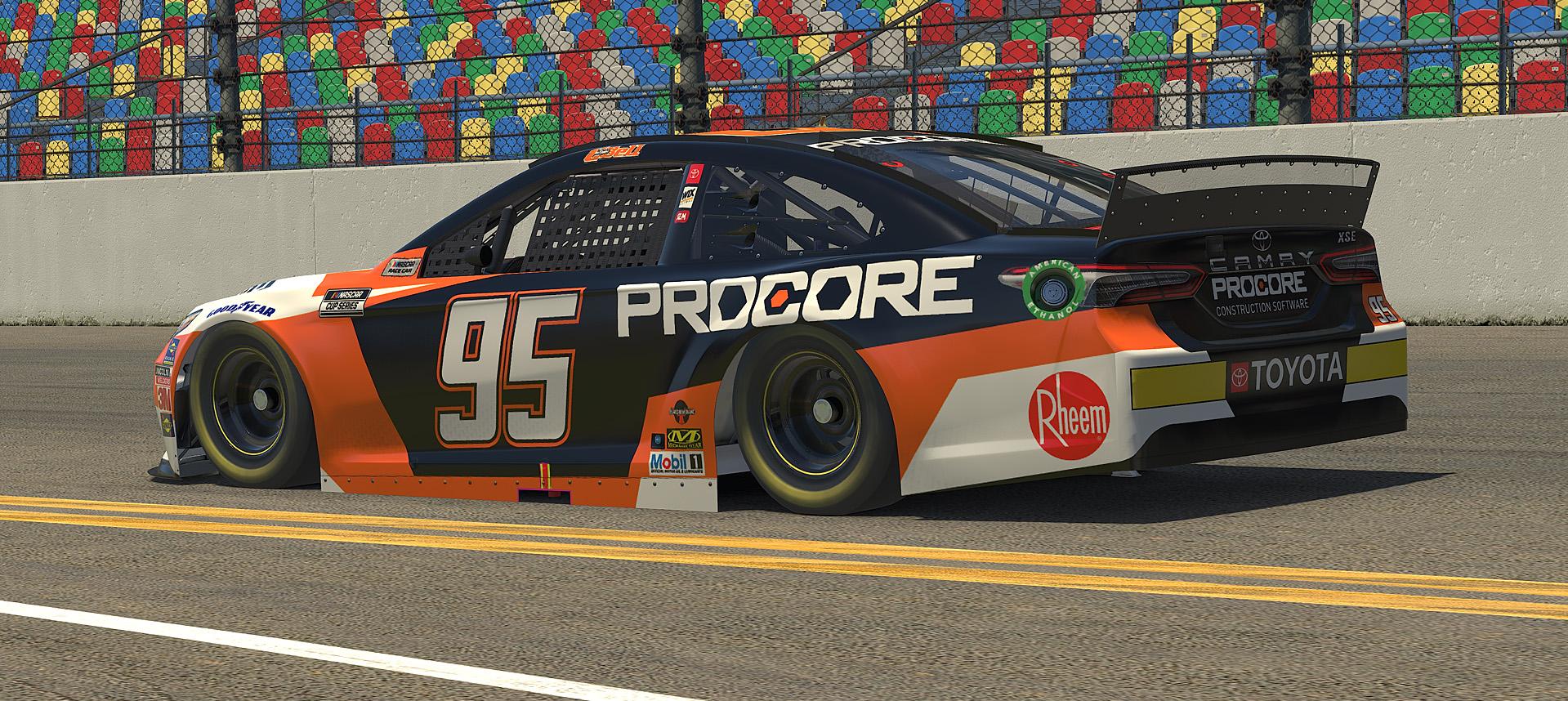 Fictional #95 - Christopher Bell - Procore Toyota Camry XSE - 2020 ...