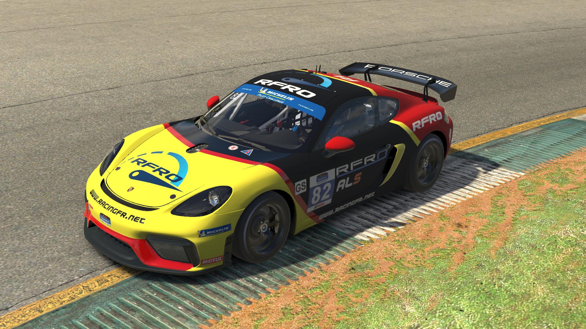 Porsche GT4 RFRO BE by Seb Talagrand - Trading Paints