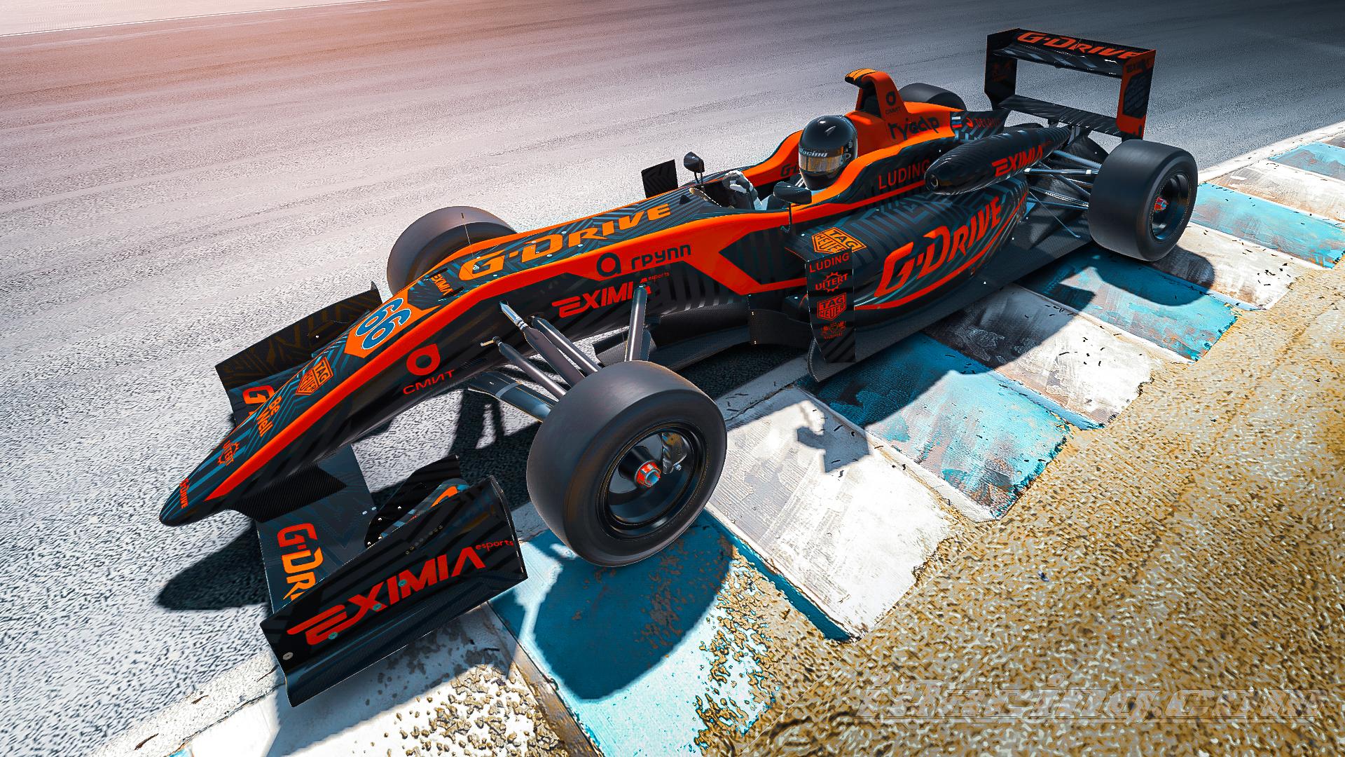 G-Drive Racing Eximia - THE ORANGE ONE by Roman Rusinov - Trading Paints