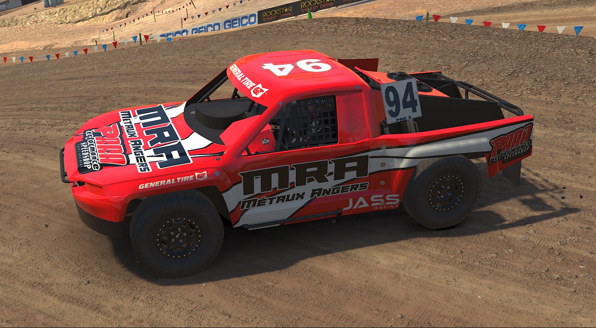 Pro2 Stadium TrucK Angers rouge by Michael Lortie - Trading Paints