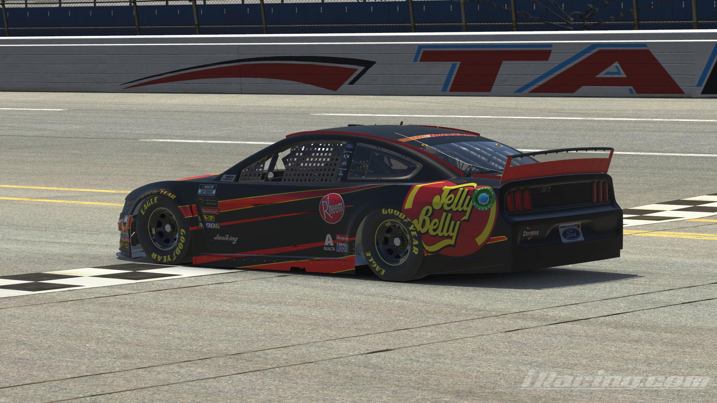 No number Jelly Belly Ford Mustang by Neil A Bateman - Trading Paints