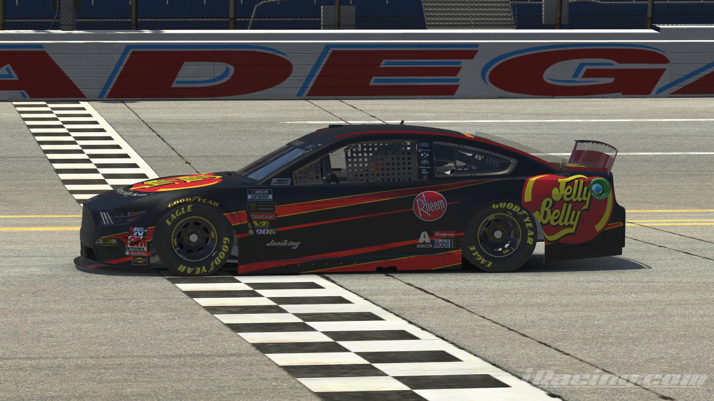 No number Jelly Belly Ford Mustang by Neil A Bateman - Trading Paints