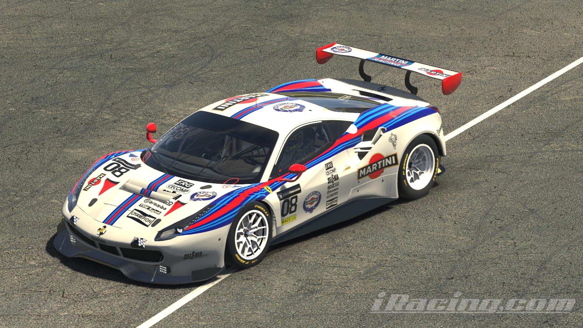 Ferrari Martini 488 GT3 by Albert J. - Trading Paints