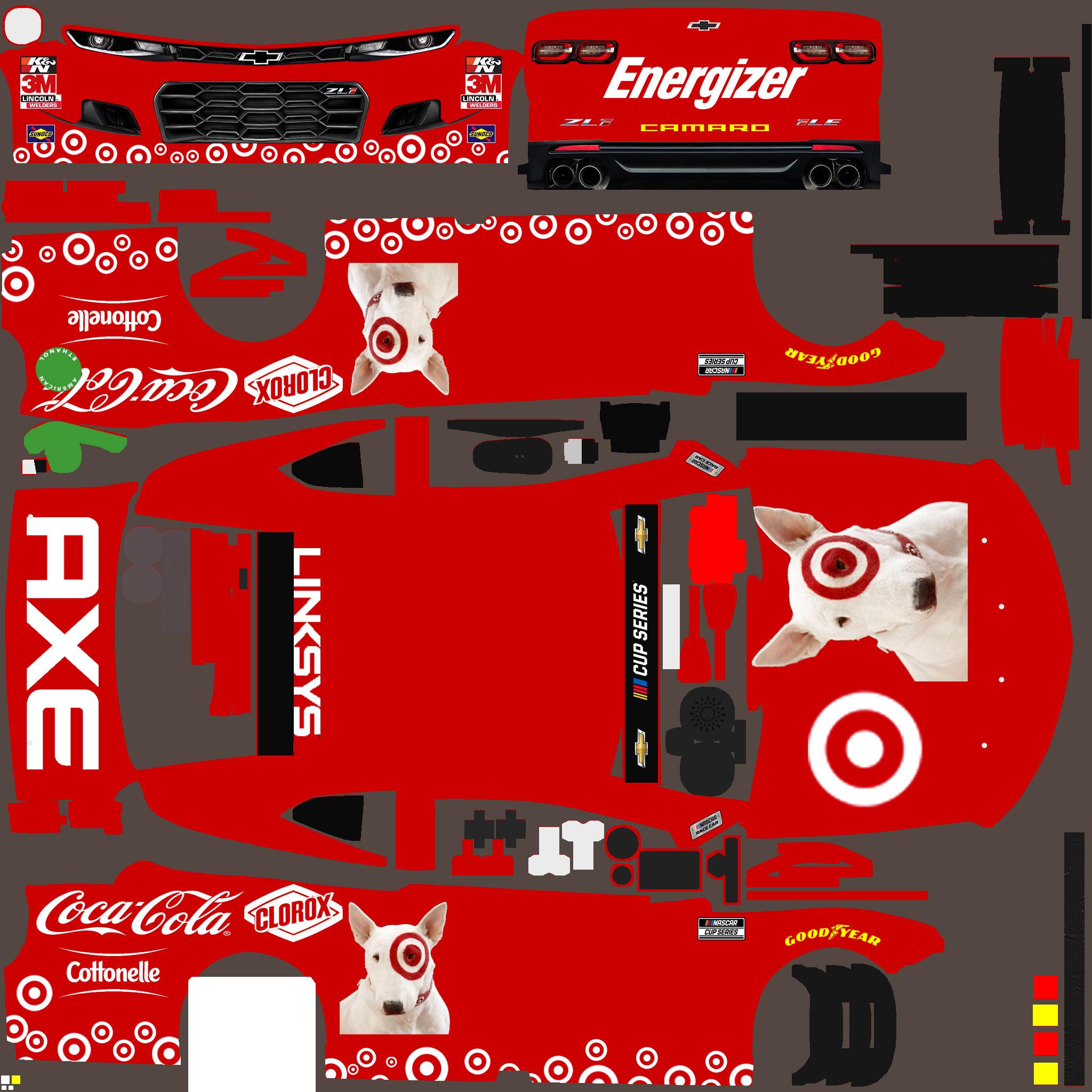 Kyle Larson 2015 target paint scheme by Chase St.Clair - Trading Paints