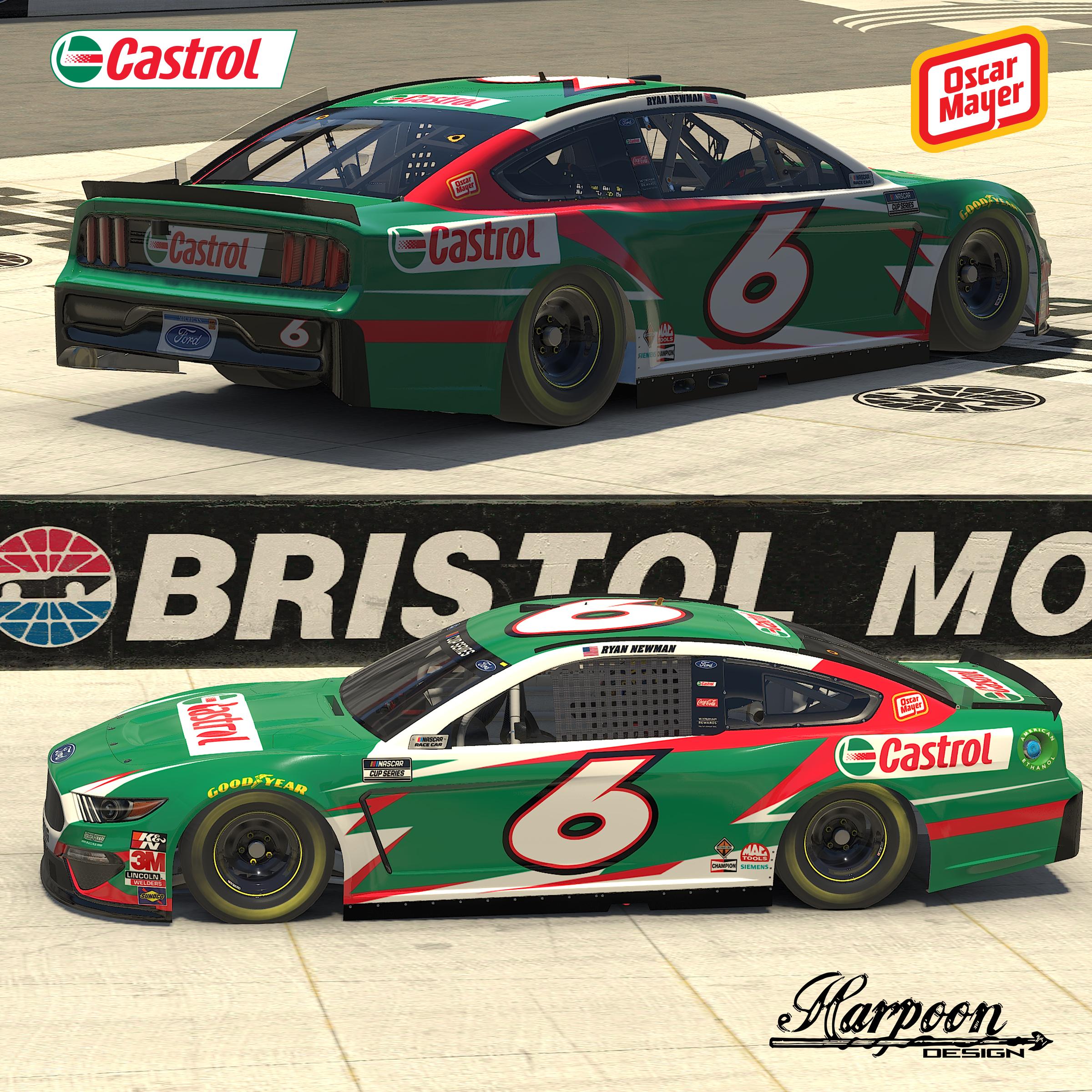 2020 Ryan Newman Castrol Edge Mustang by Brantley Roden - Trading Paints
