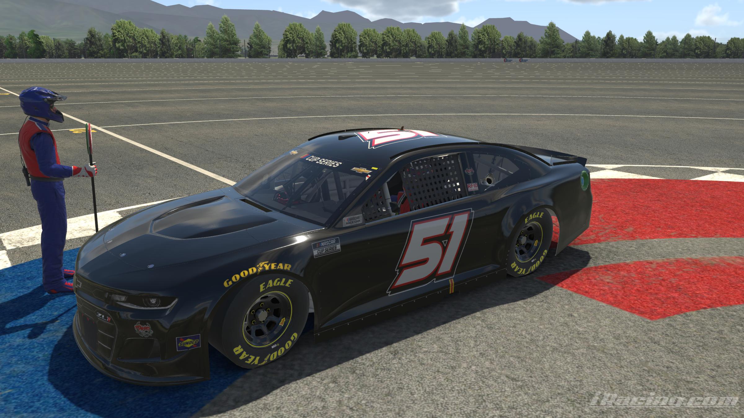 Rick Ware Racing #51 Unsponsored by Alex H. - Trading Paints