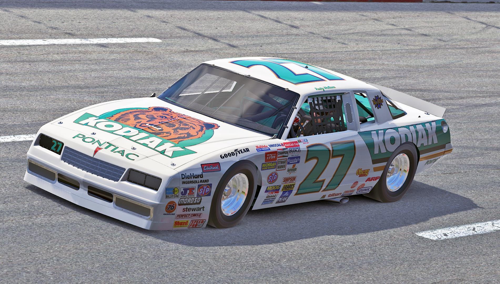 1987 Rusty Wallace - Kodiak Pontiac by Justin Parcher - Trading Paints