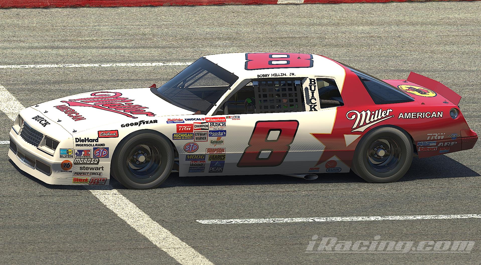 Bobby Hillin. Jr. Miller (no #) 1987 Buick Regal by Nicholas Doucette ...