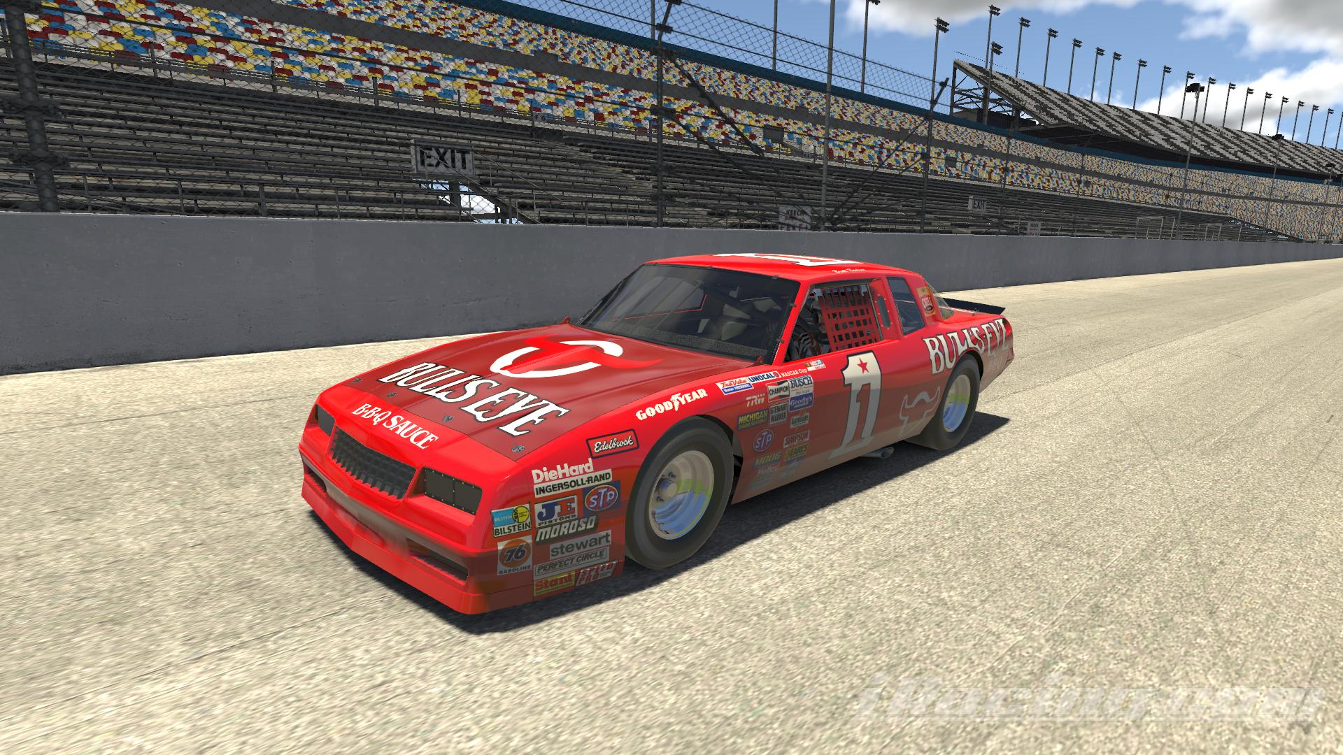 Brett Bodine 1987 Bulls-Eye BBQ Sauce Monte Carlo (WITH Custom #1) by ...