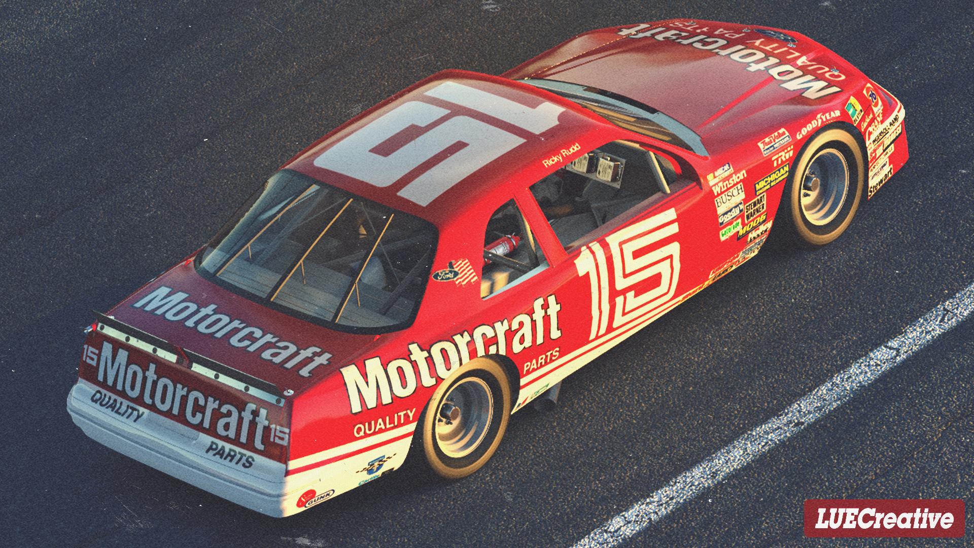 #15 Ricky Rudd/Bud Moore Motorcraft 1987 Thunderbird by Harris Lue ...
