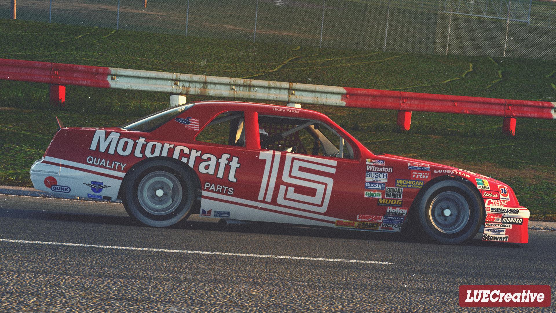 #15 Ricky Rudd/Bud Moore Motorcraft 1987 Thunderbird by Harris Lue ...
