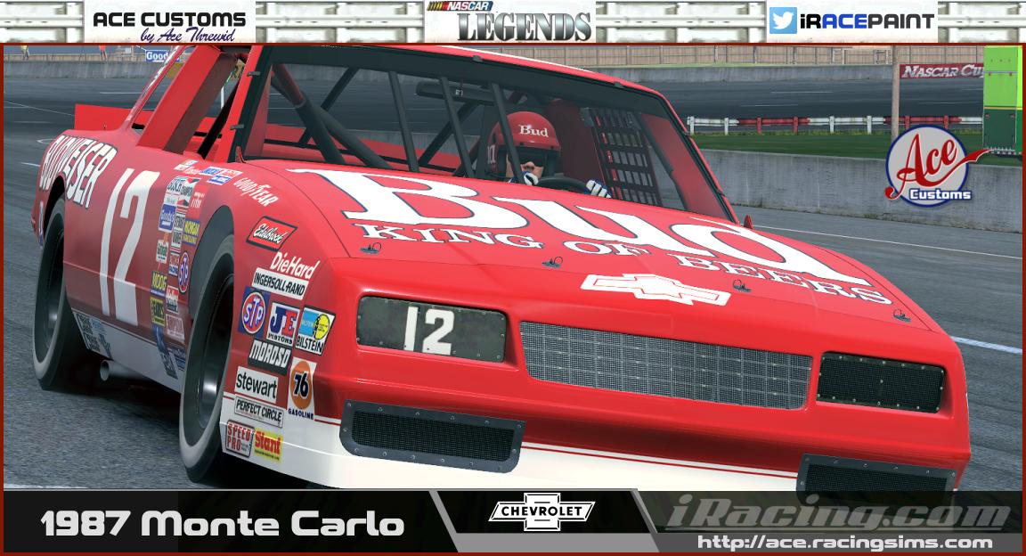 1987 Chevy - #12 - Budweiser - Neil Bonnett - 1986 by Ace Threwid ...