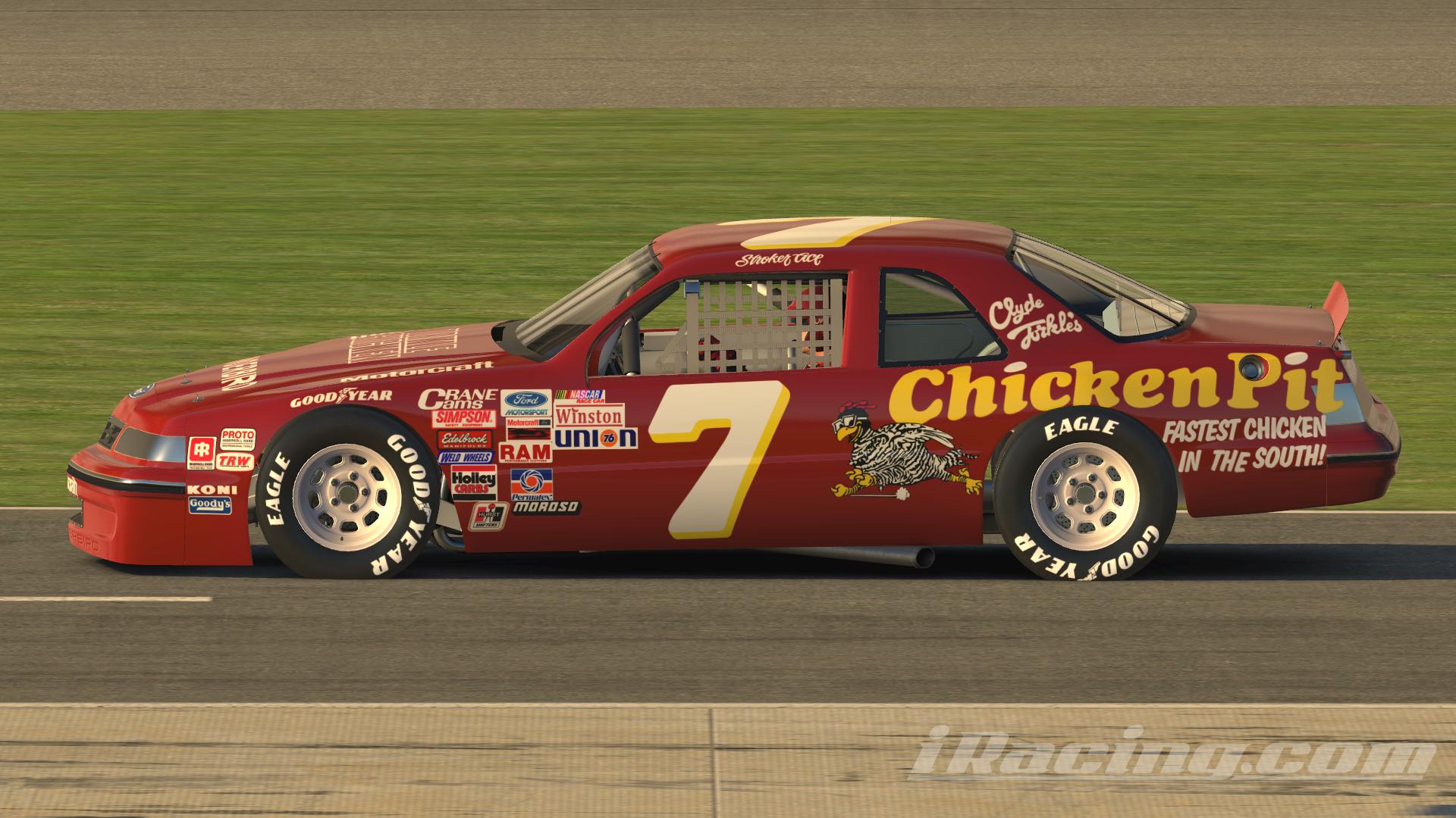 1983 Clyde Torkle Chicken Pit Special Thunderbird #7 by Ken Huff ...