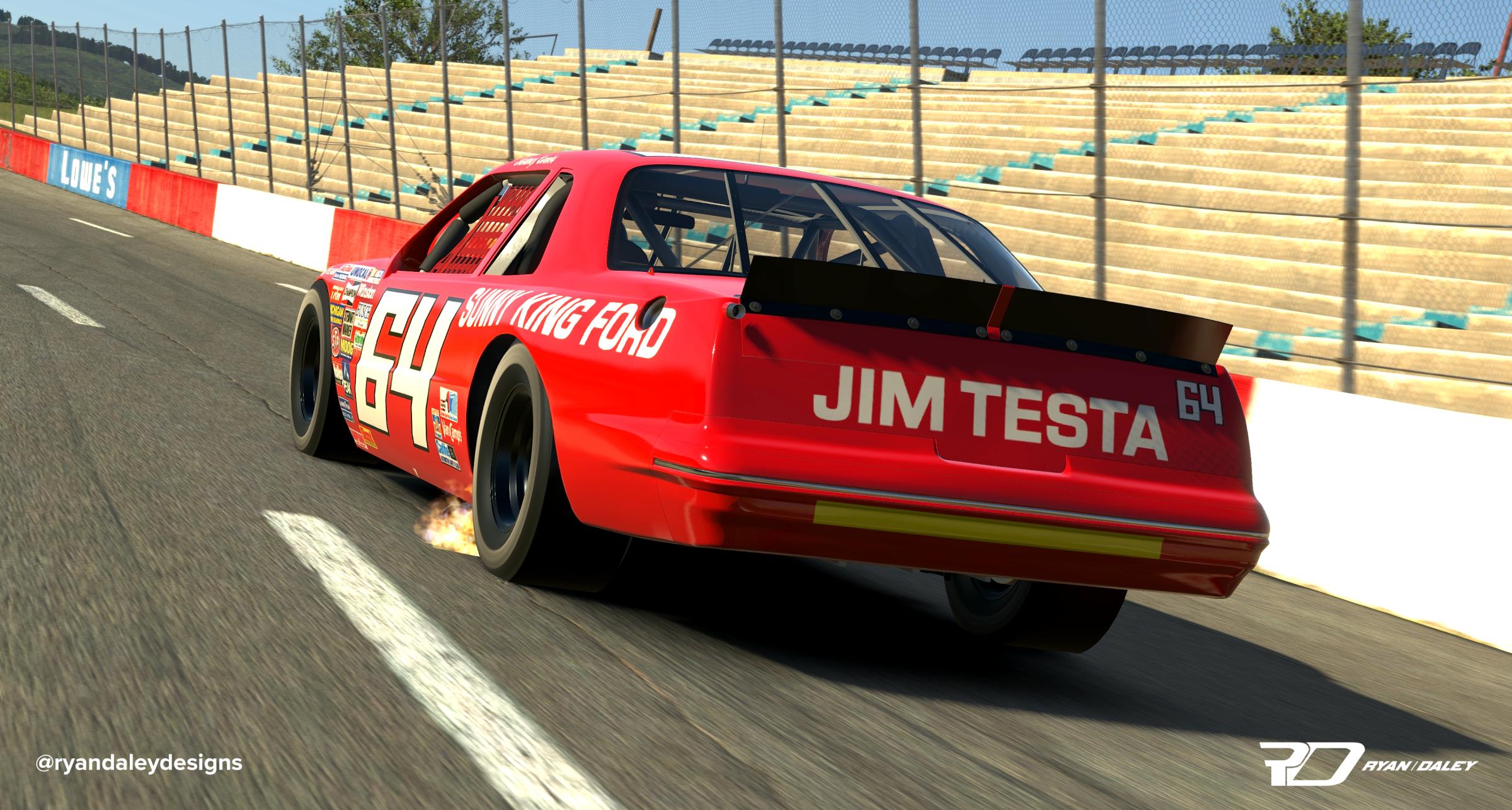 1987 #64 Rodney Combs Sunny King Thunderbird With Numbers by Ryan Daley ...