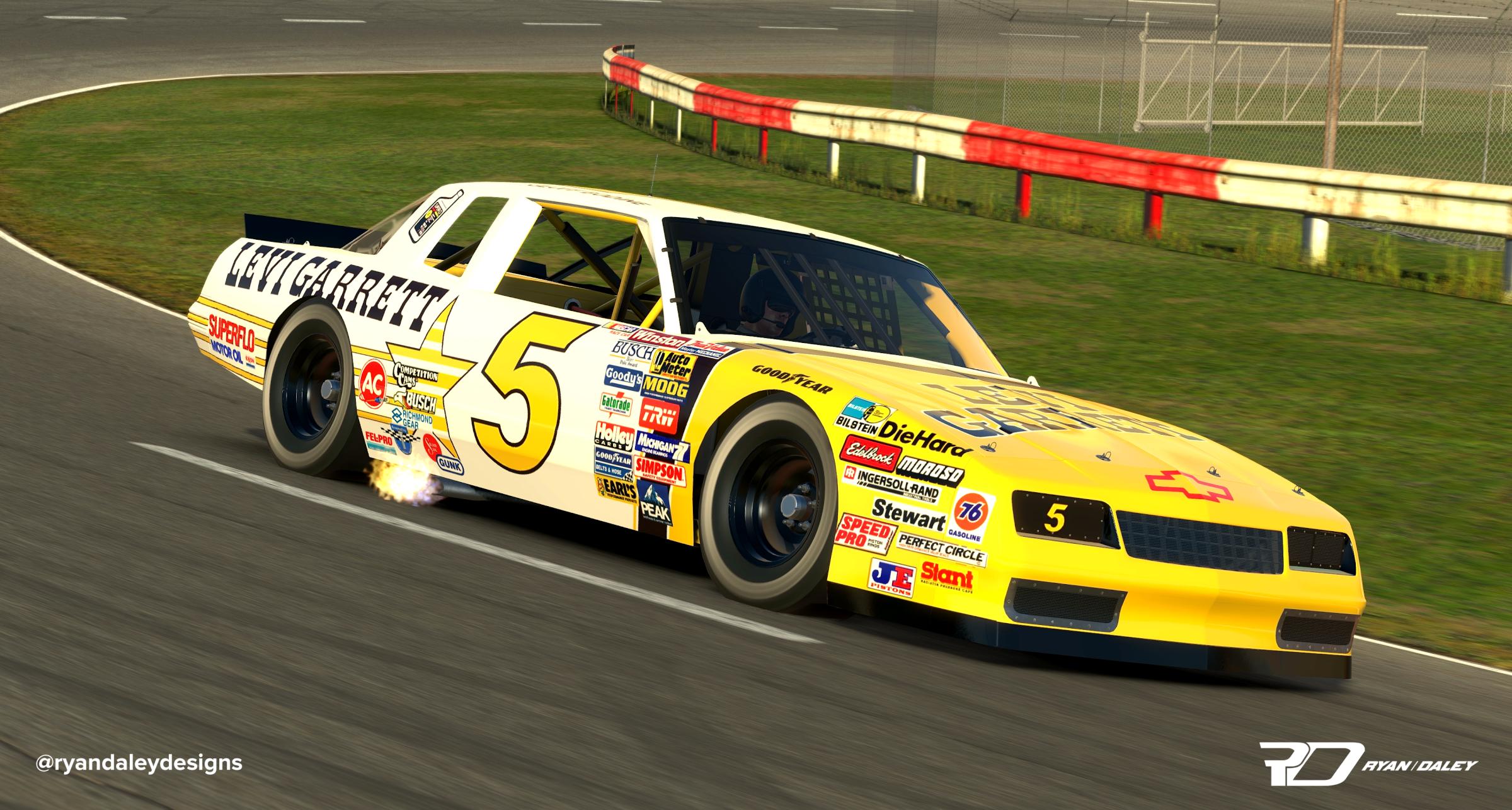 1987 #5 Geoff Bodine Levi Garrett Chevy With Numbers by Ryan Daley ...